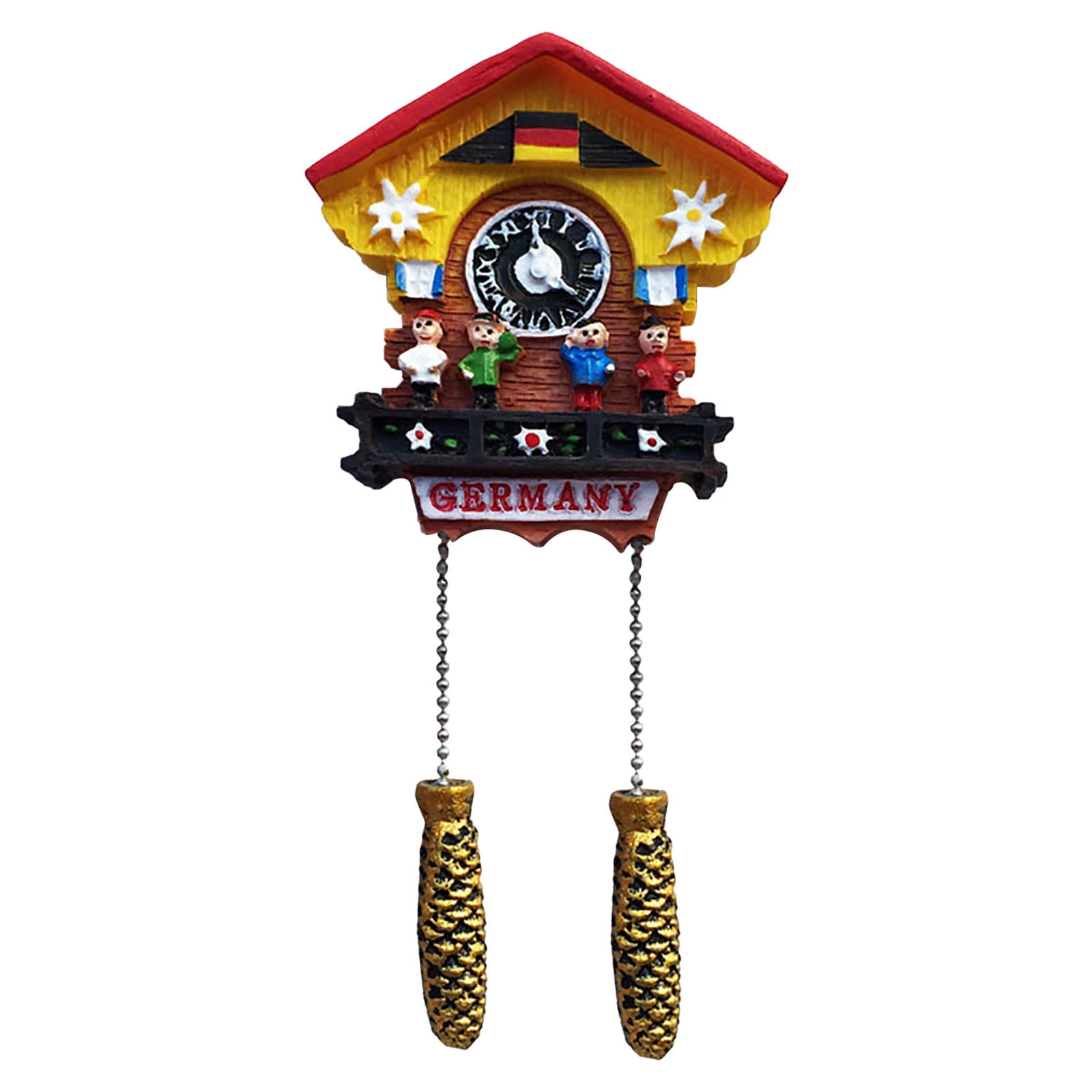 SUSHANG Cuckoo-Clock Vintage Large Wooden Resin Fridge: Germany，Perfect ...