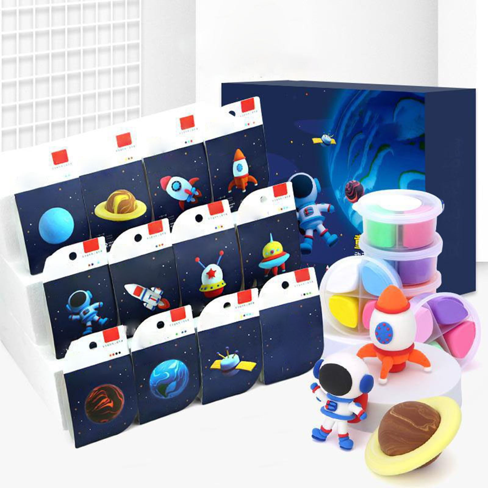 SUSHANG DIY Dry Modeling Clay Kit with Sculpting Tools Assorted Colors ...