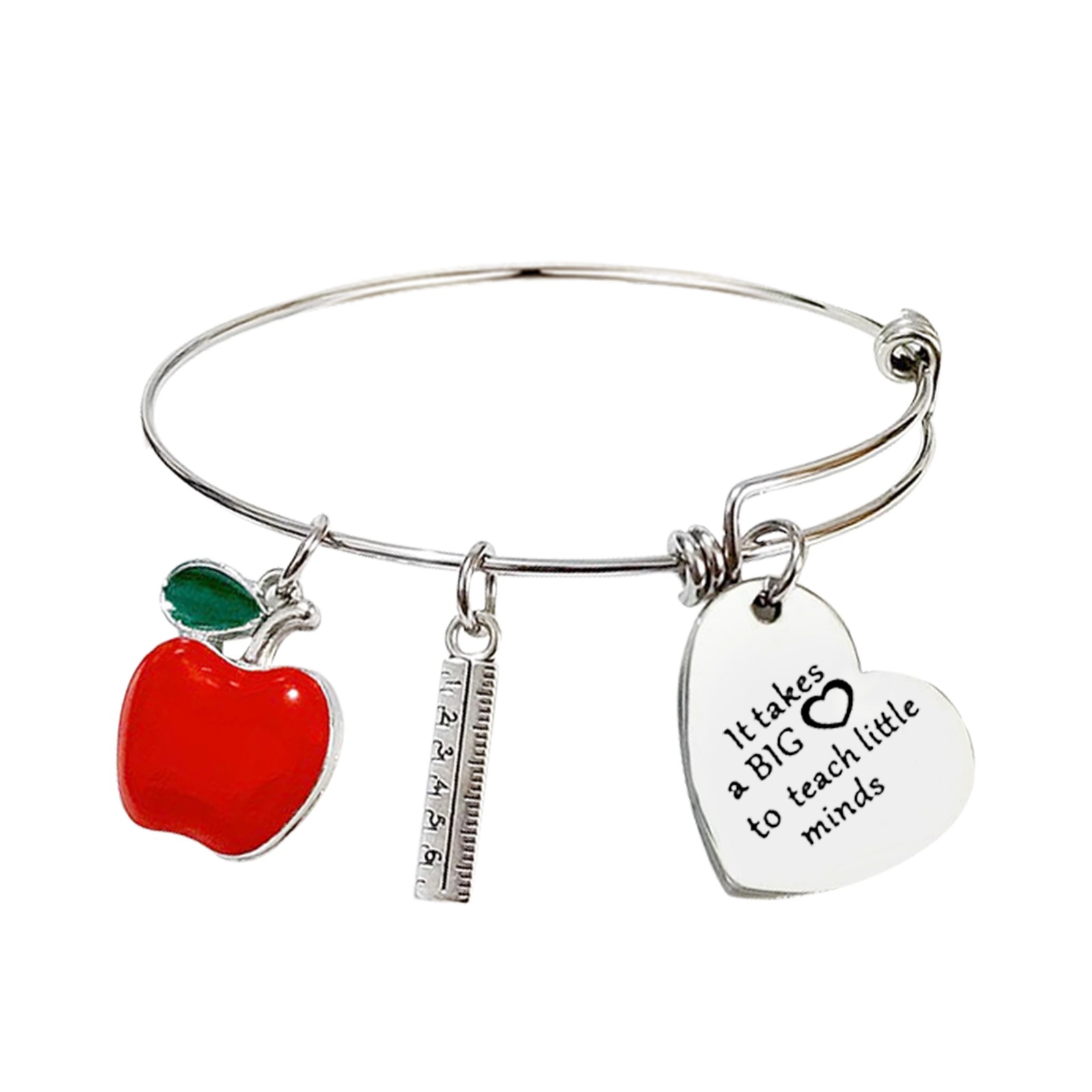 SUSHANG Engraved Bracelet with Pendant Classic Bracelet End Presents ...