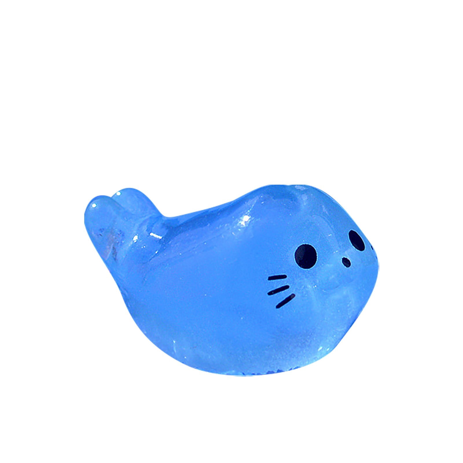 SUSHANG Fake Glow in The Dark Fish Mini Resin Fish Figurines Glow In ...