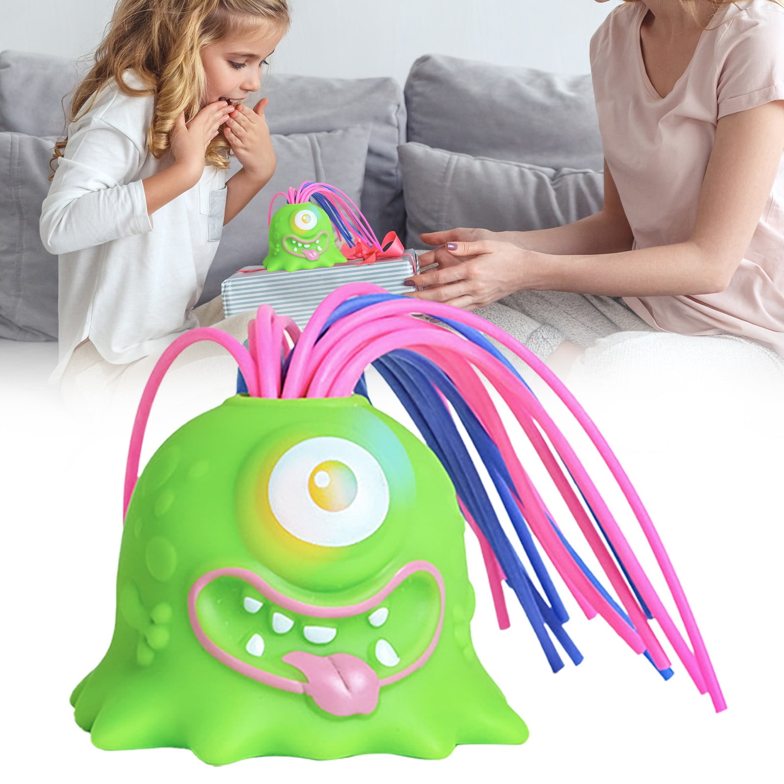 SUSHANG Funny Hair Pulling Screaming Stress Toy Anti-Anxiety Venting ...