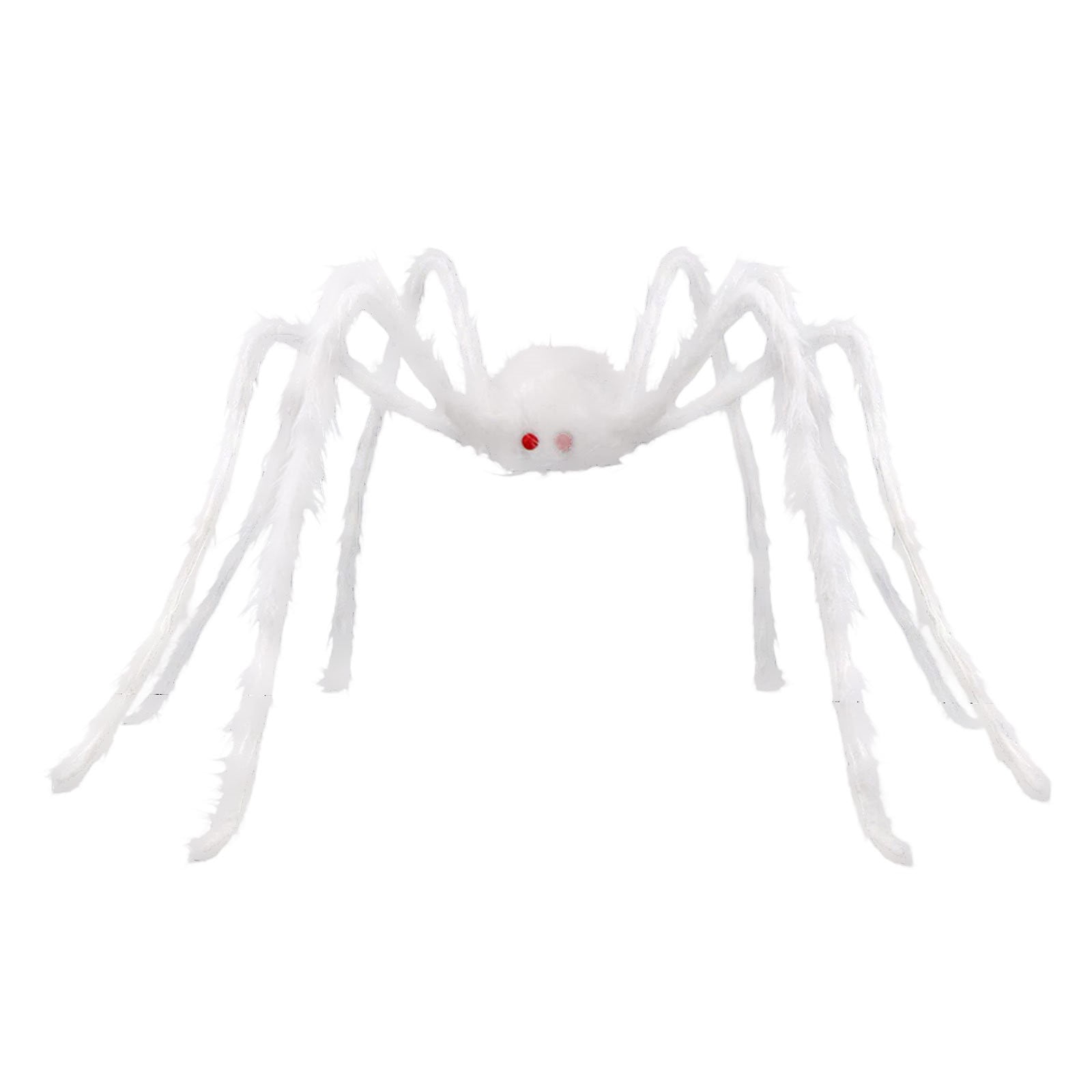 SUSHANG Giant Halloween Hairy Realistic Scary White Props Decoration ...