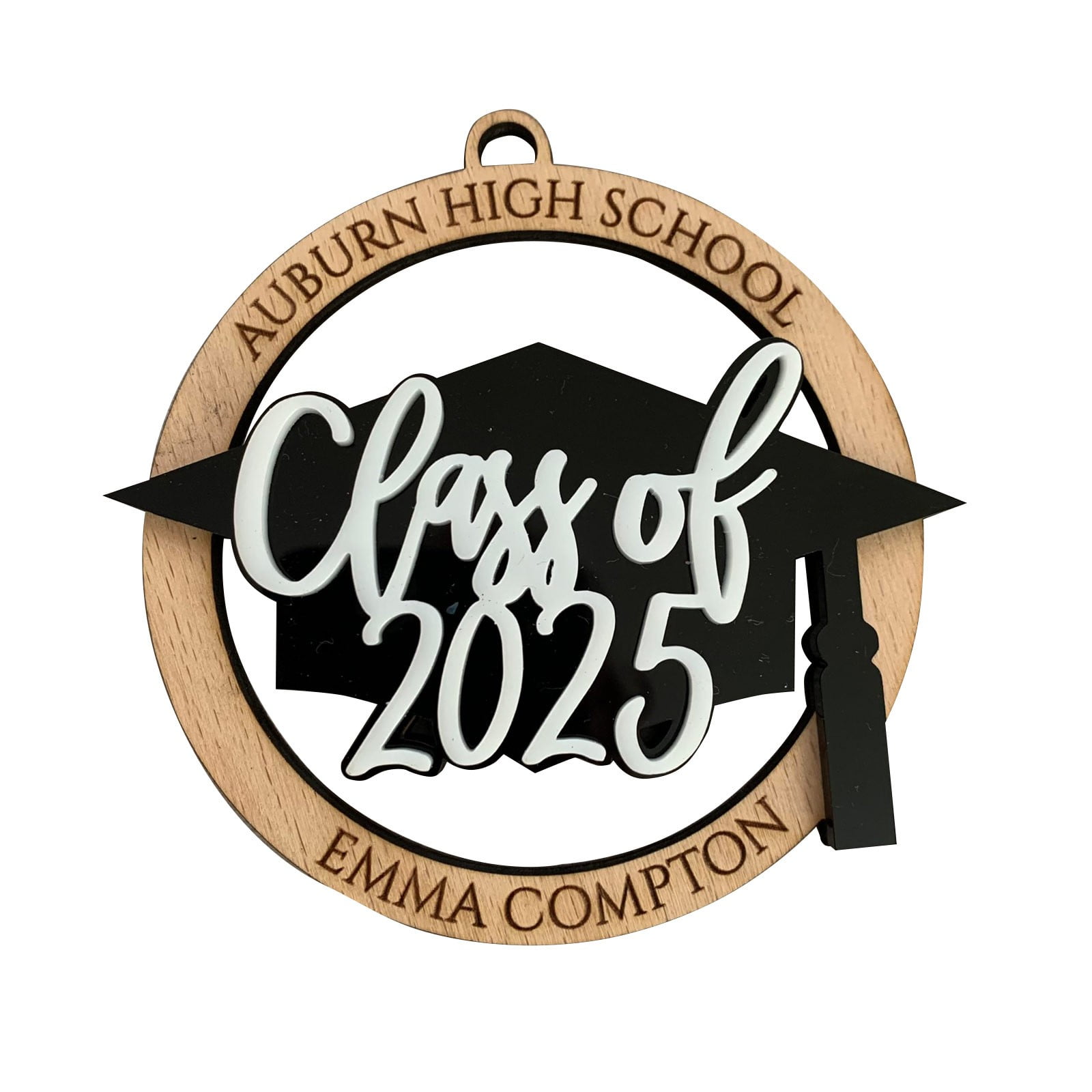 SUSHANG Graduation Cap Round Hanging Plate Class of 2024 Bachelor'S Cap ...