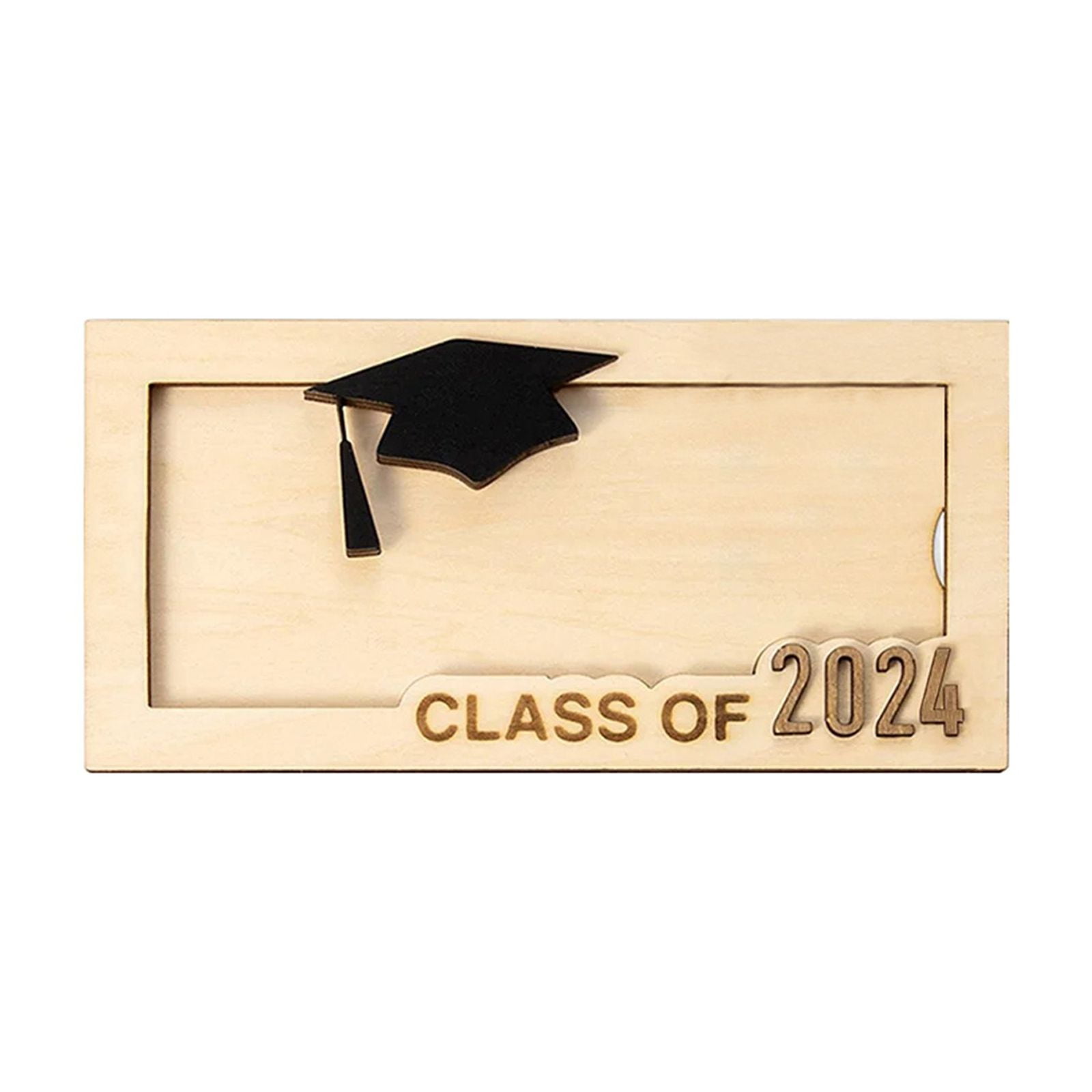 SUSHANG Graduation Wooden Holder Gift for Class of 2024 College ...