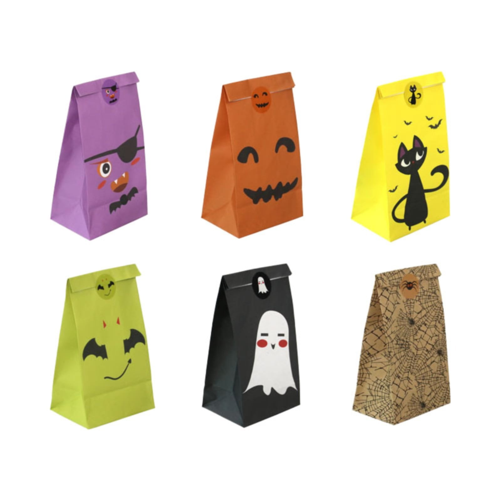 SUSHANG Halloween Food Greaseproof Paper Bag Halloween Bags Plastic ...