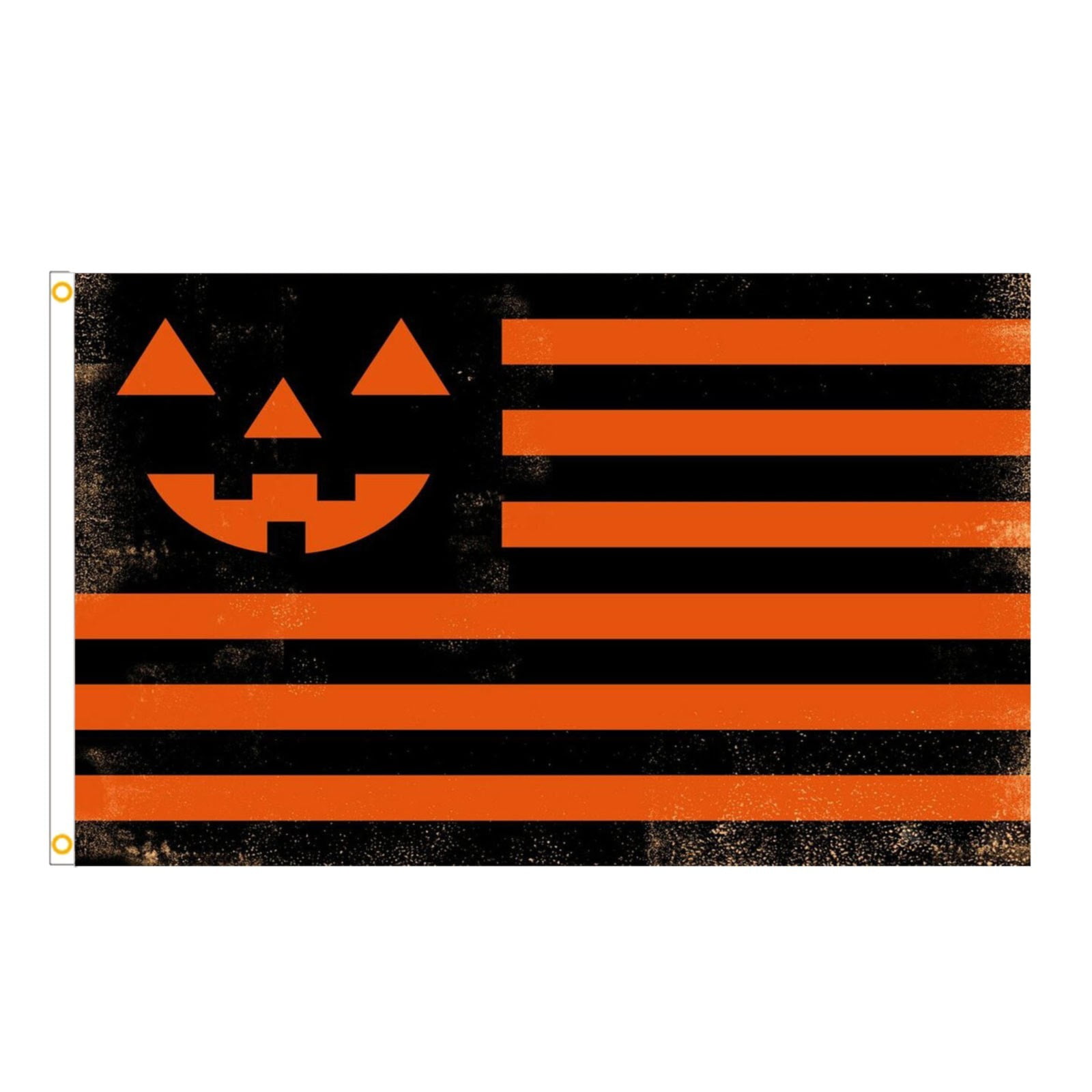 SUSHANG Halloween Indoor and Outdoor Banners Stripes Halloween Flag 3X5 ...