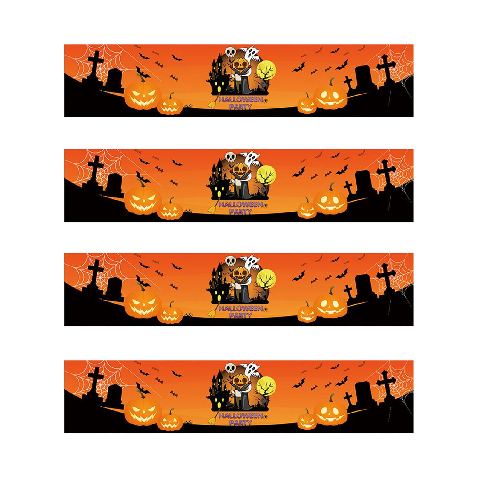 SUSHANG Halloween Labels and Stickers 24 Pieces Halloween Water Bottle ...