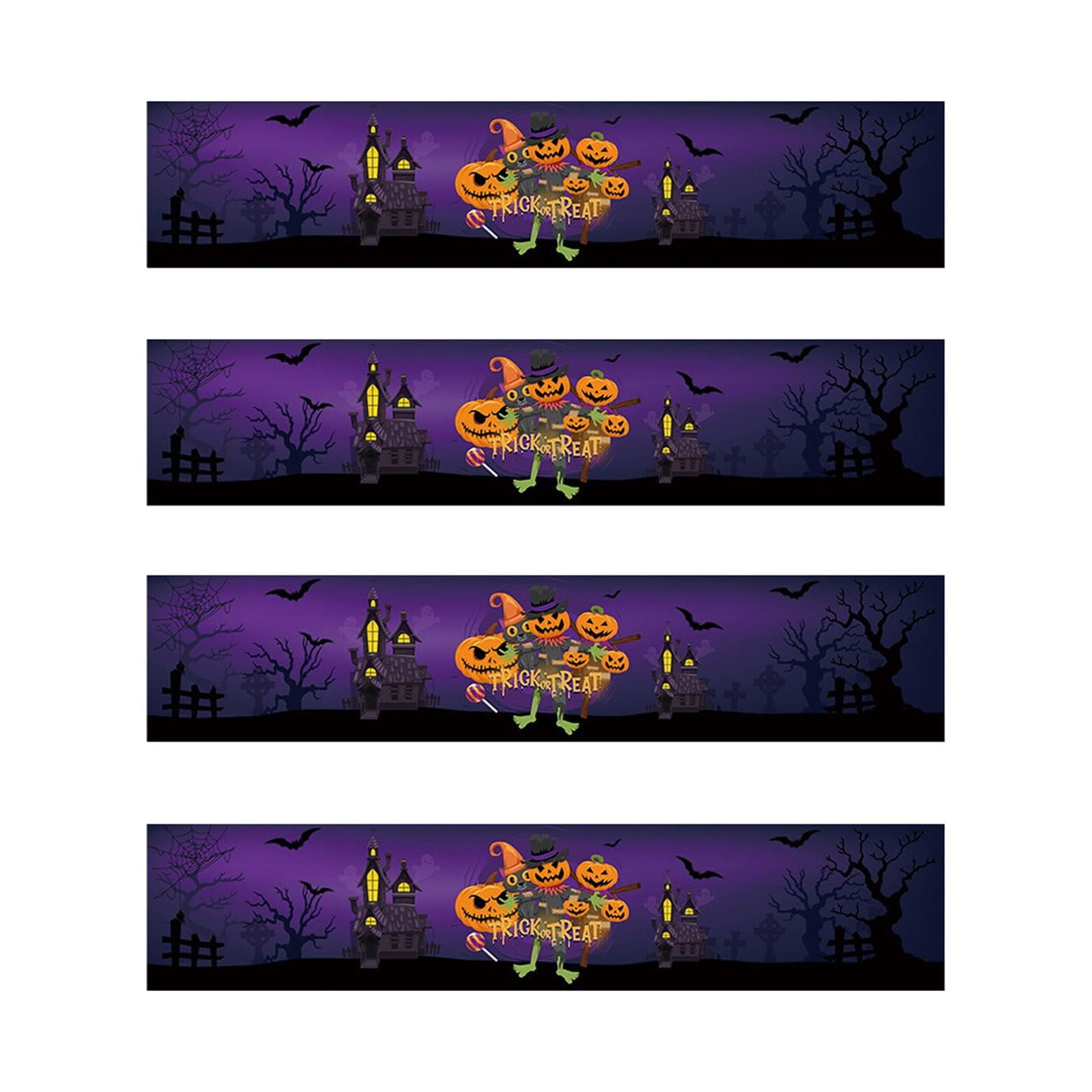 SUSHANG Halloween Labels and Stickers 24 Pieces Halloween Water Bottle ...