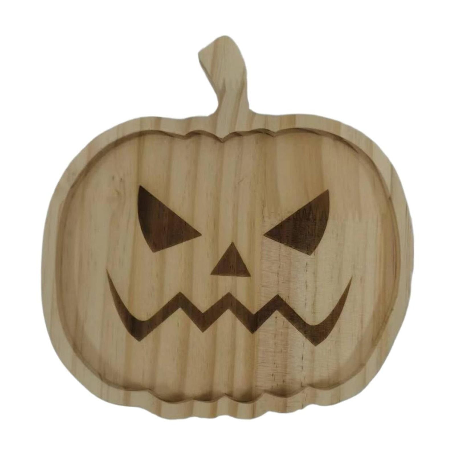SUSHANG Halloween Wooden Pumpkin Tray Halloween Pumpkin Charcuterie ...