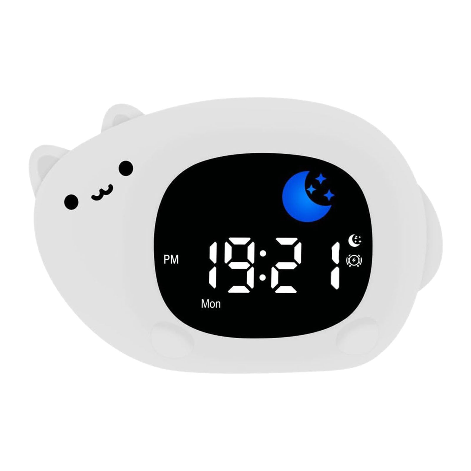 SUSHANG Kids Alarm Clock, Ok to Wake Clock for Kids, Cat-Shaped Cute ...