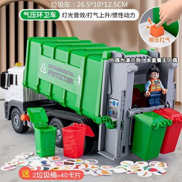 Garbage Truck Toys for Kids,Trash Truck for Toddlers 2-4 Year Old,with ...
