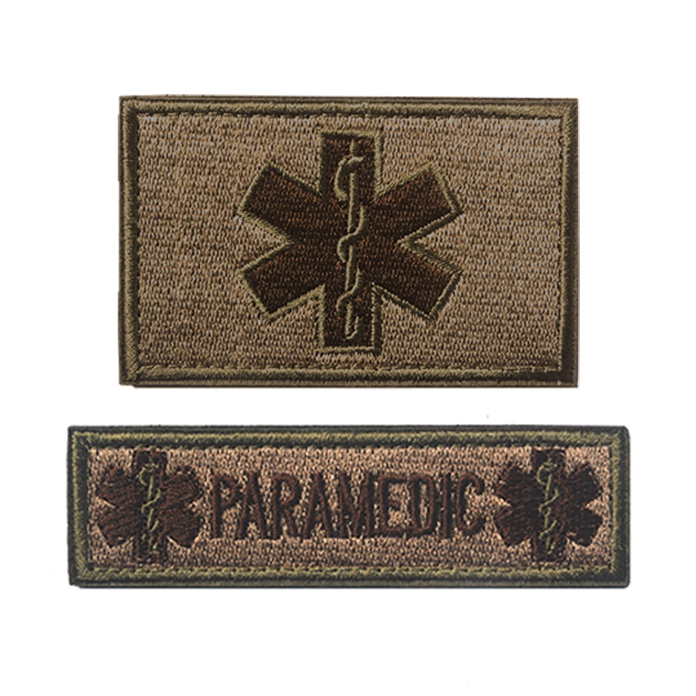 SUSHANG Medical Emergency Technician EMT Embroidered Patches Military ...