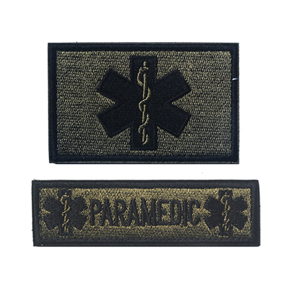 SUSHANG Medical Emergency Technician EMT Embroidered Patches Military ...