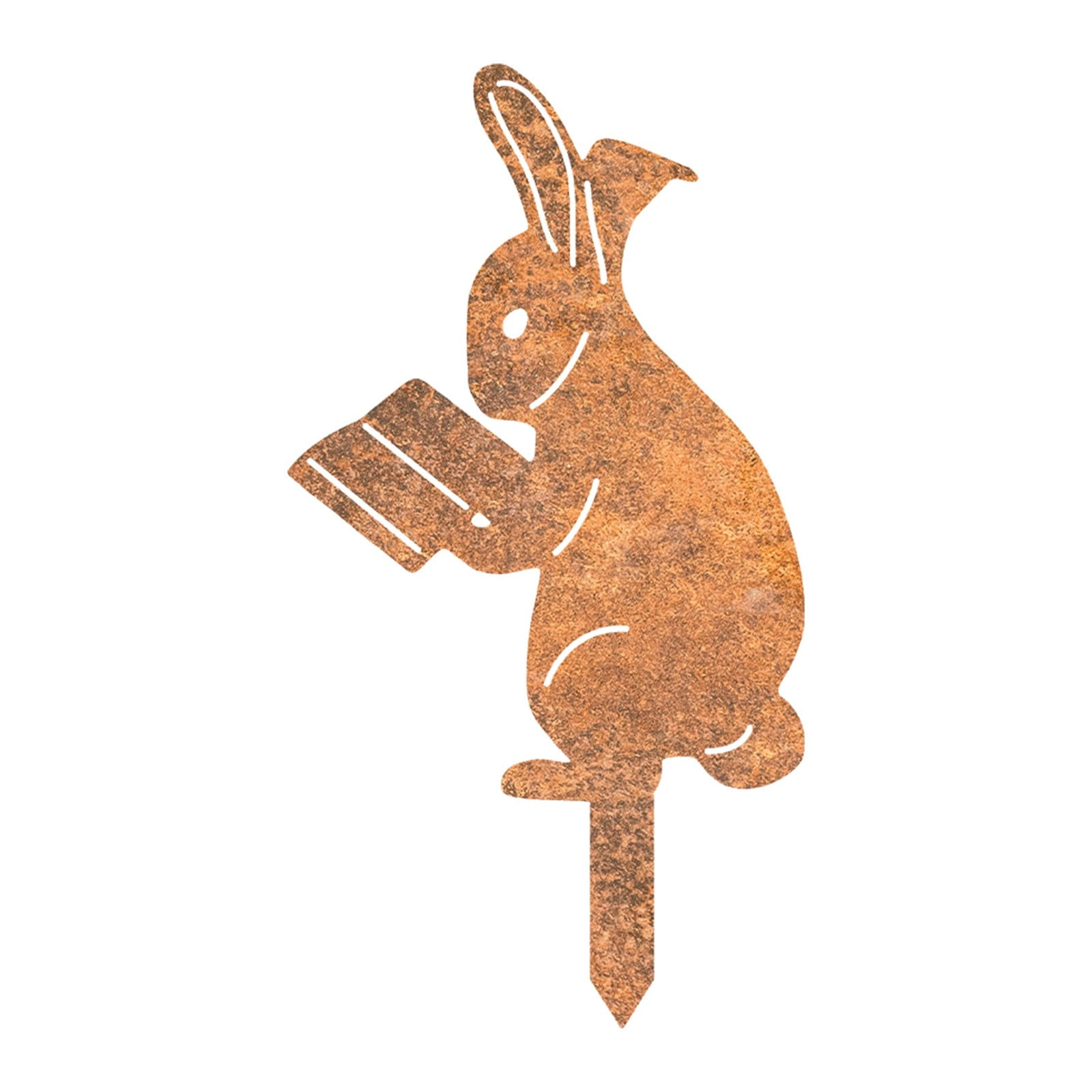 SUSHANG Metal Garden Insert Rustic Charm: Vintage Silhouette Garden ...