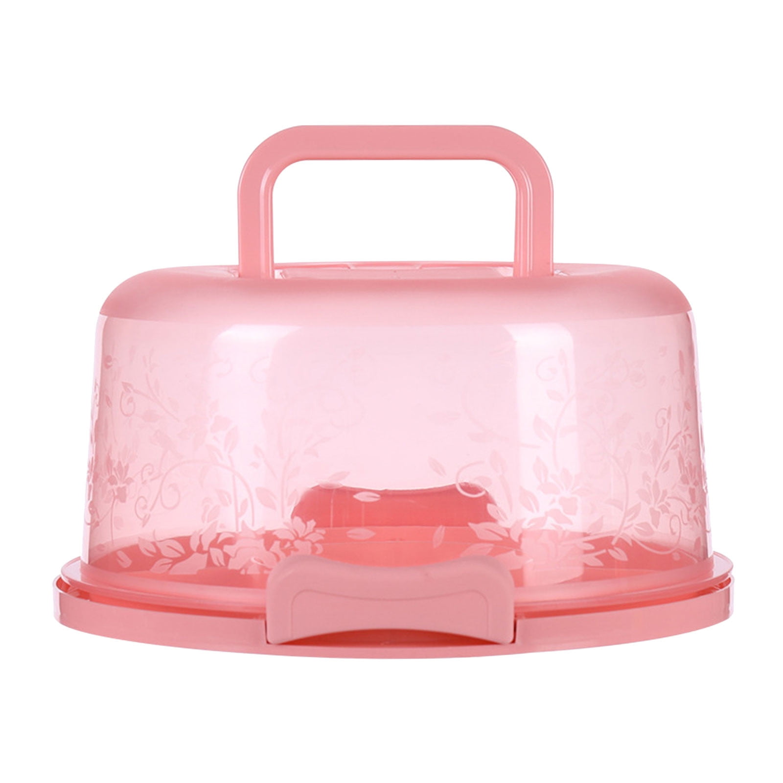 SUSHANG Portable Cake Carrier with Lid and Handle,Portable Cake Box ...