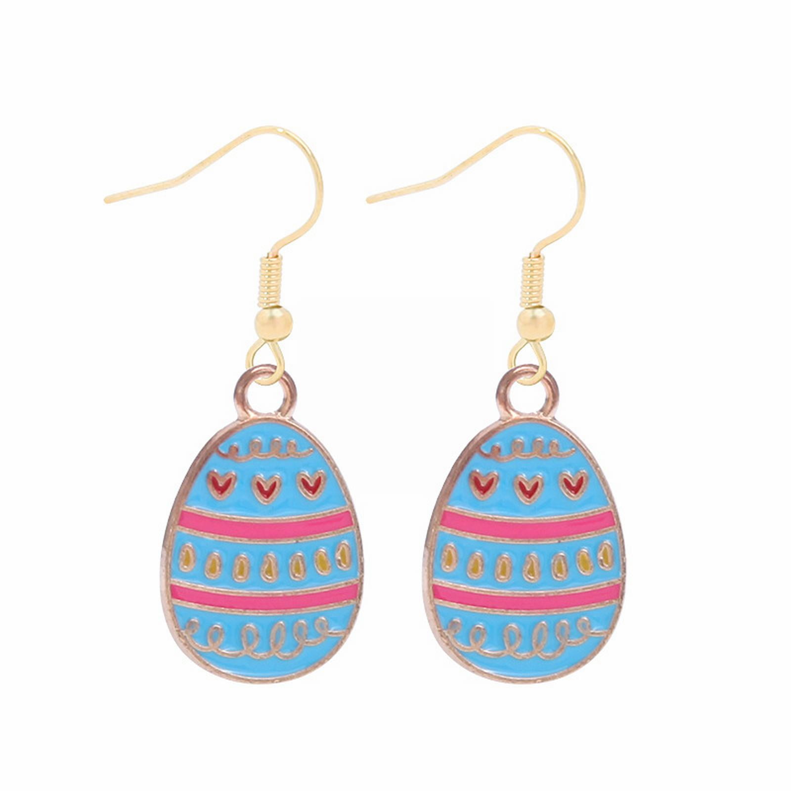 SUSHANG Rabbit Carrot Earrings Cartoon Cute Bunny Dangling Rabbit ...
