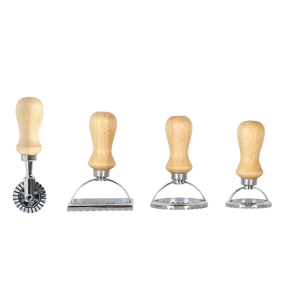 SUSHANG Ravioli Stamp Maker Cutter with Roller Wheel Pasta Hand-Cutting ...