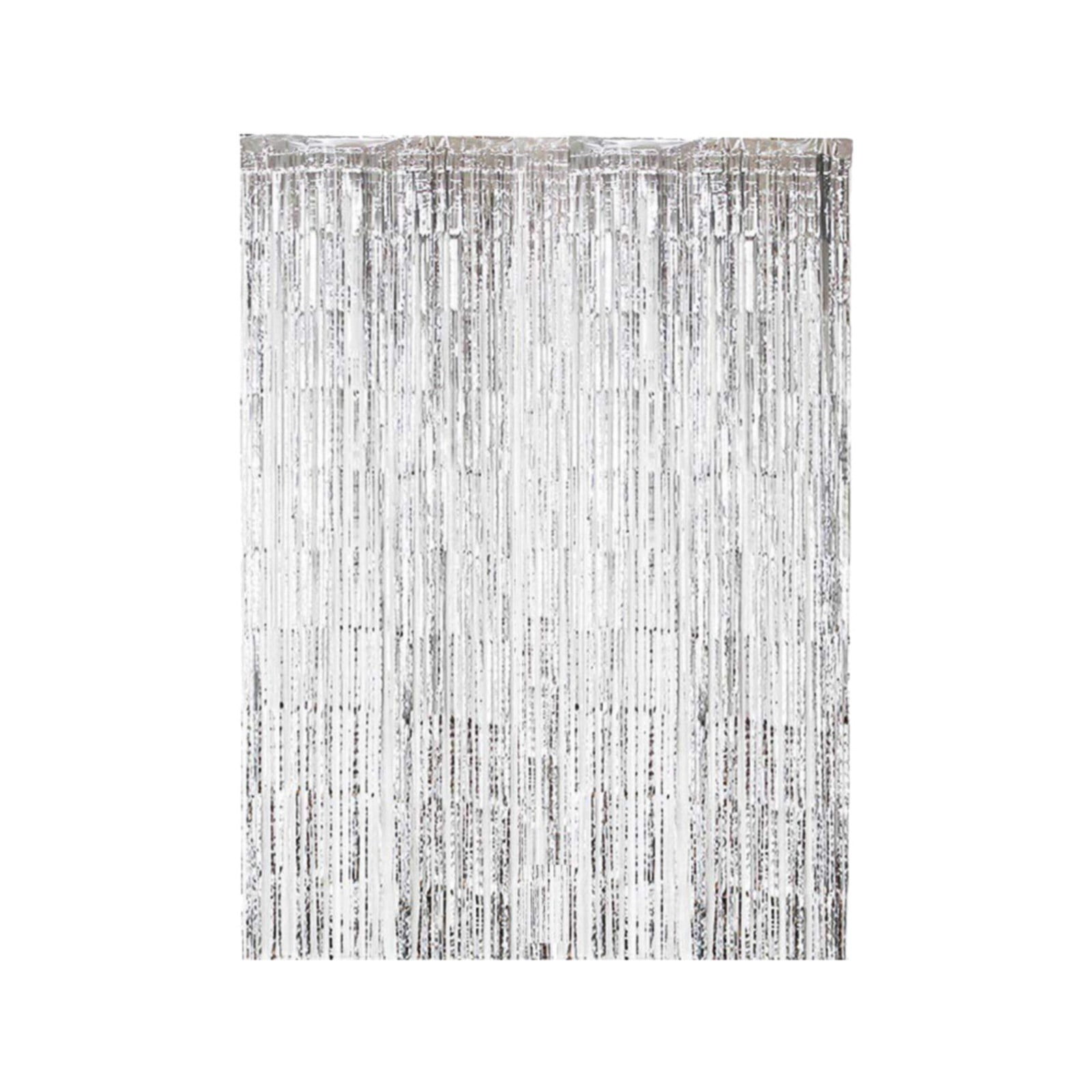 SUSHANG Ribbon Curtain Backdrop for Parties - 6.5ft X 3.3ft Colorful ...
