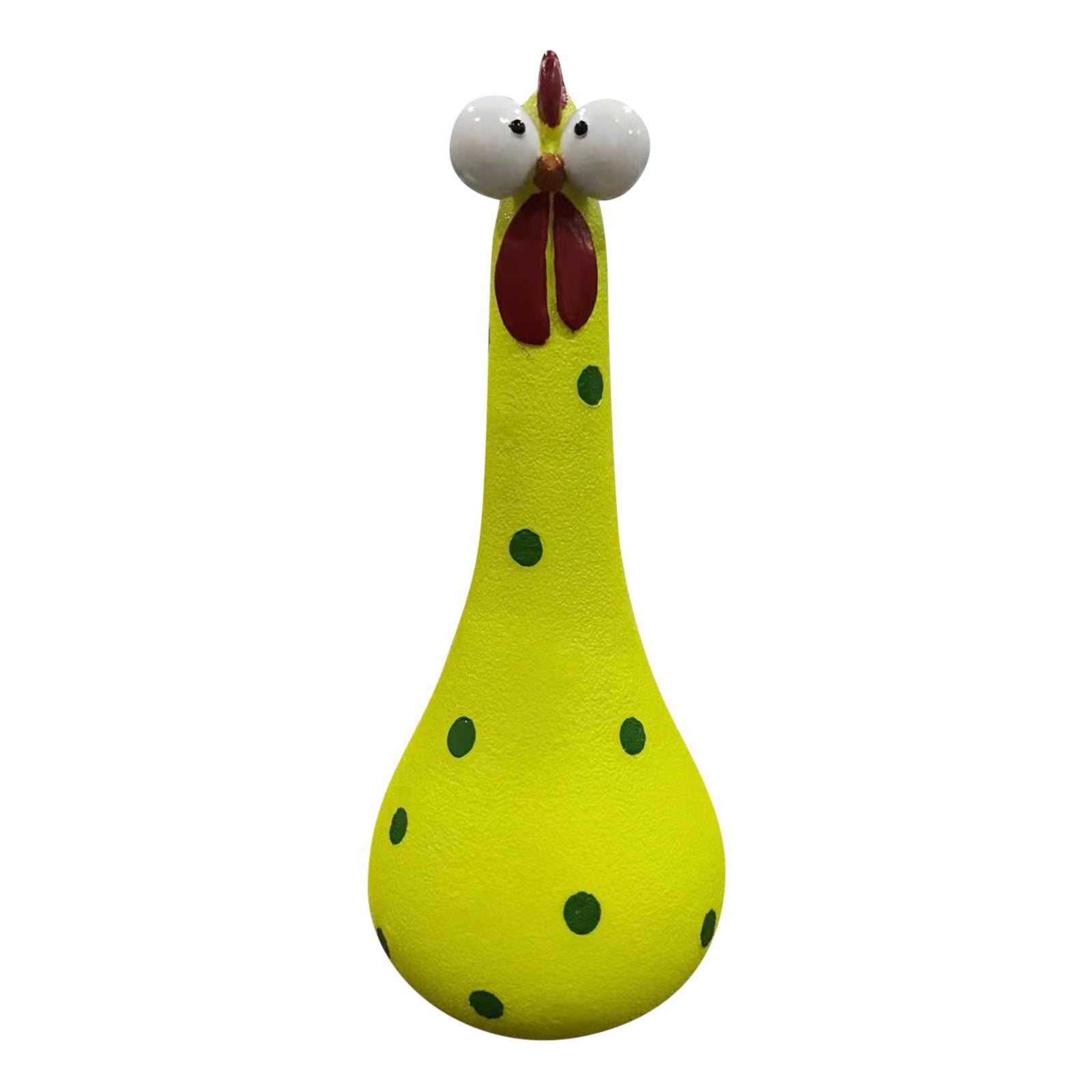 SUSHANG Silly Chicken Decor, Resin Silly Chicken Ornaments Outdoor ...