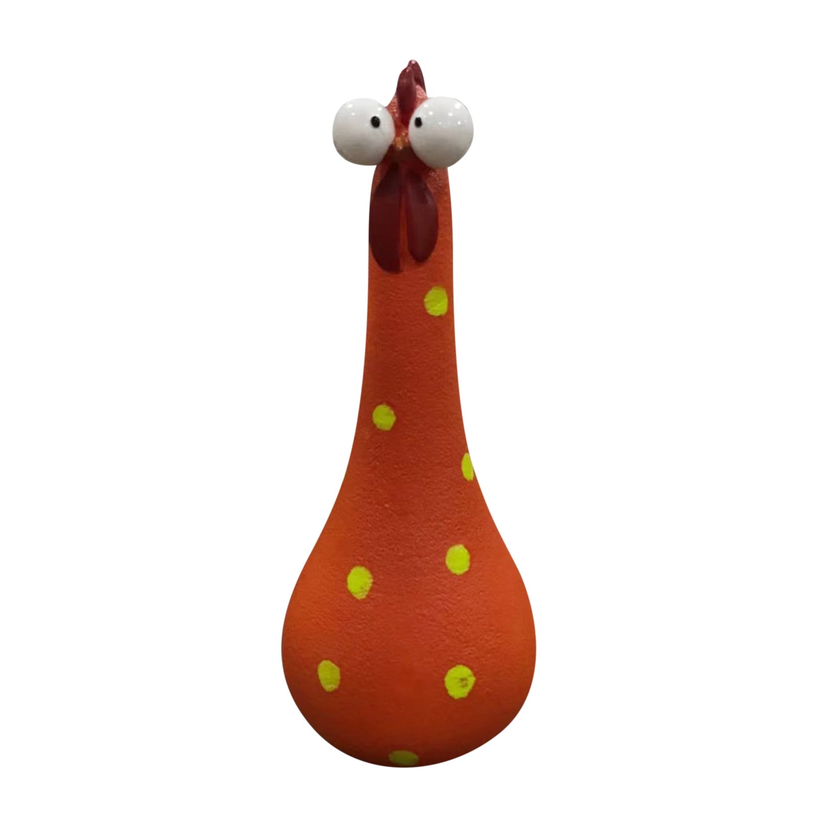 SUSHANG Silly Chicken Decor, Resin Silly Chicken Ornaments Outdoor ...