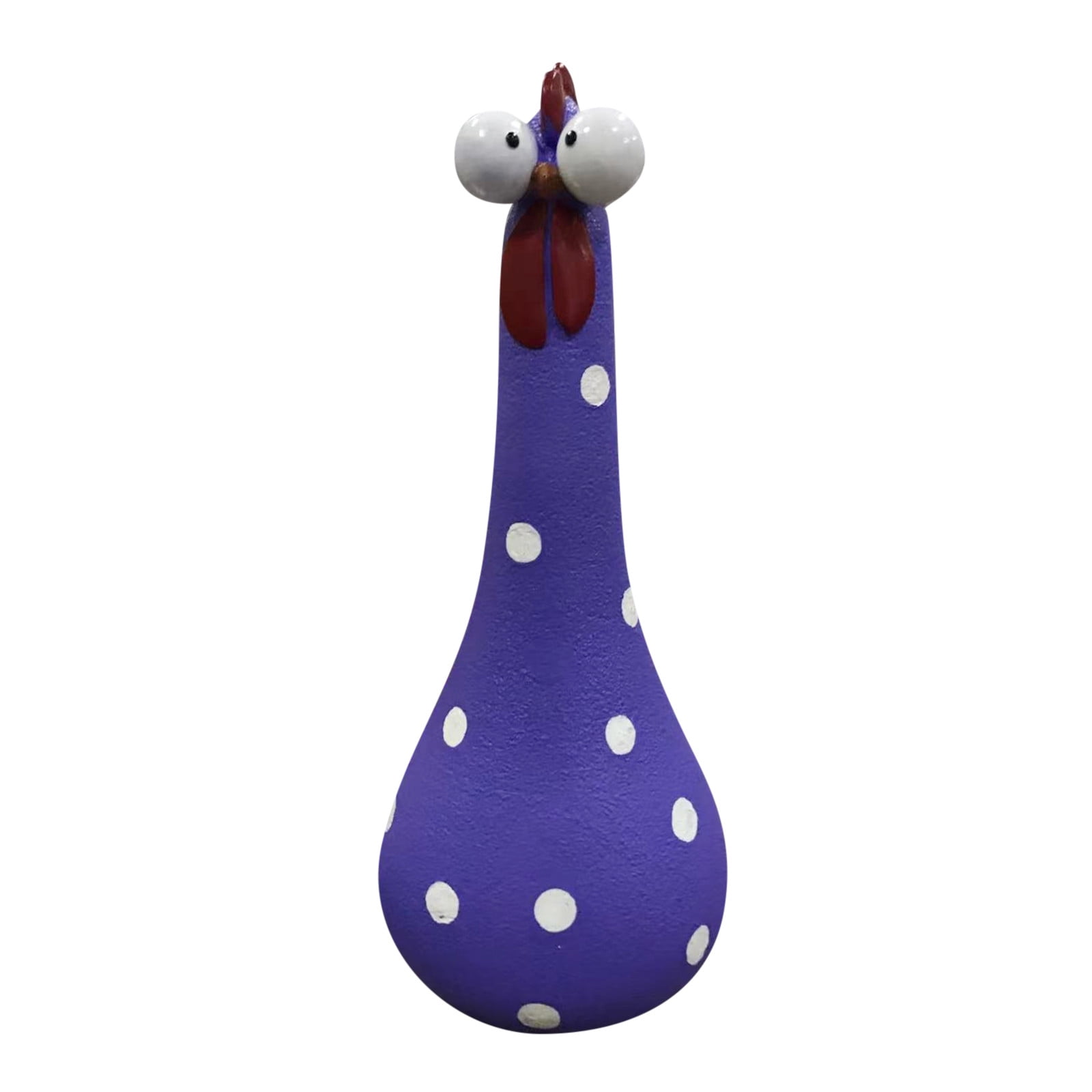 SUSHANG Silly Chicken Decor, Resin Silly Chicken Ornaments Outdoor ...