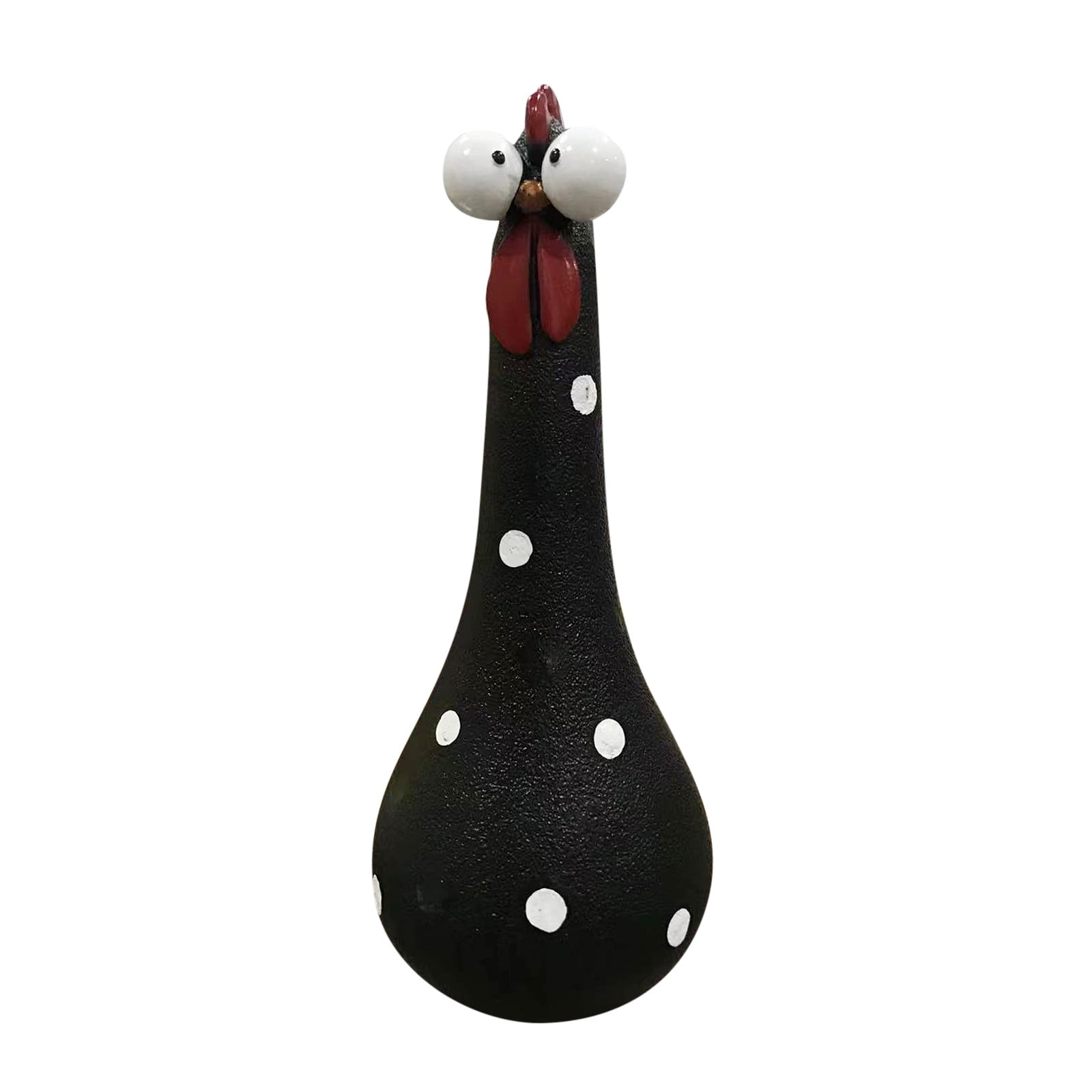 SUSHANG Silly Chicken Decor, Resin Silly Chicken Ornaments Outdoor ...