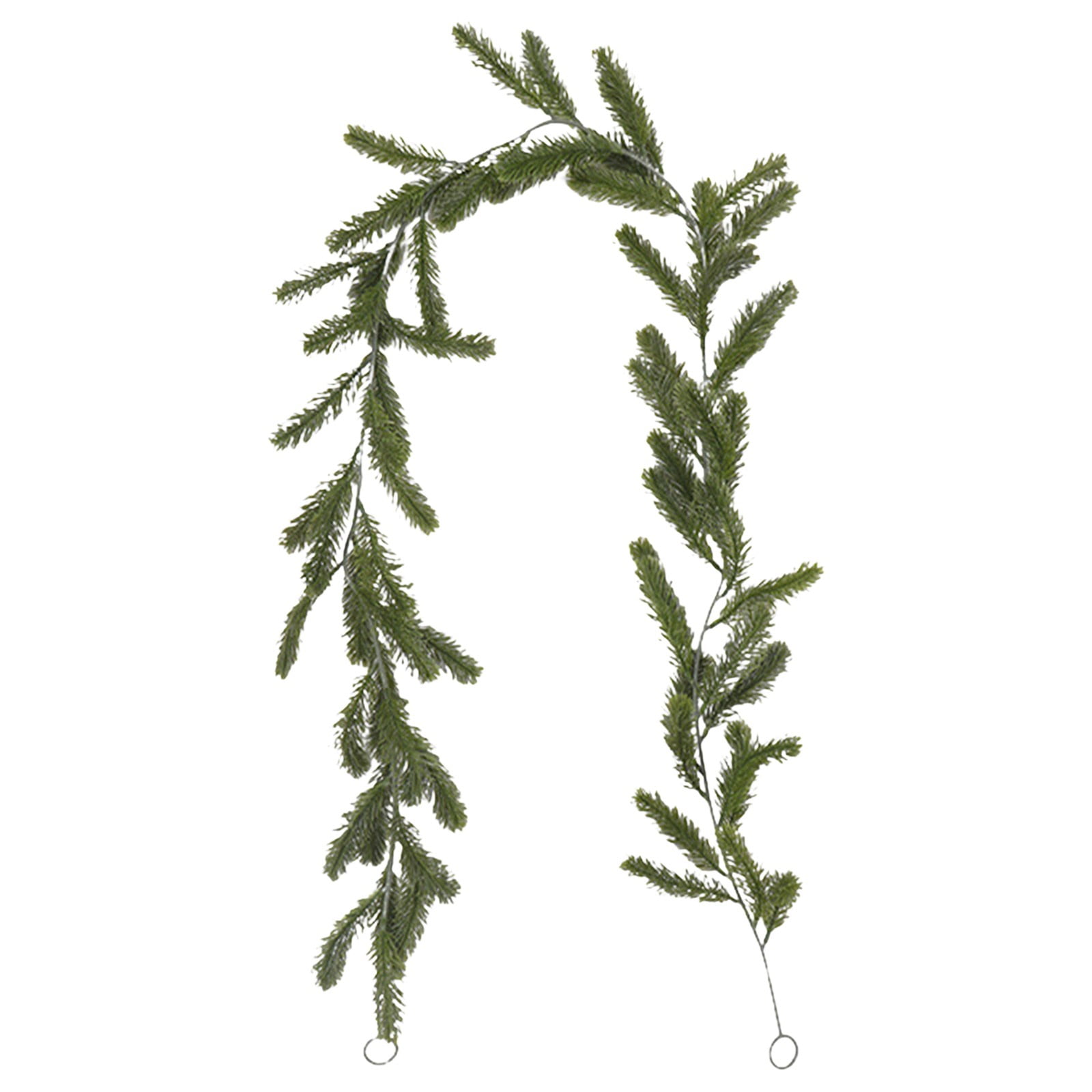 SUSHANG Single Fork Natural Rattan, Artificial Greenery Rattan with ...