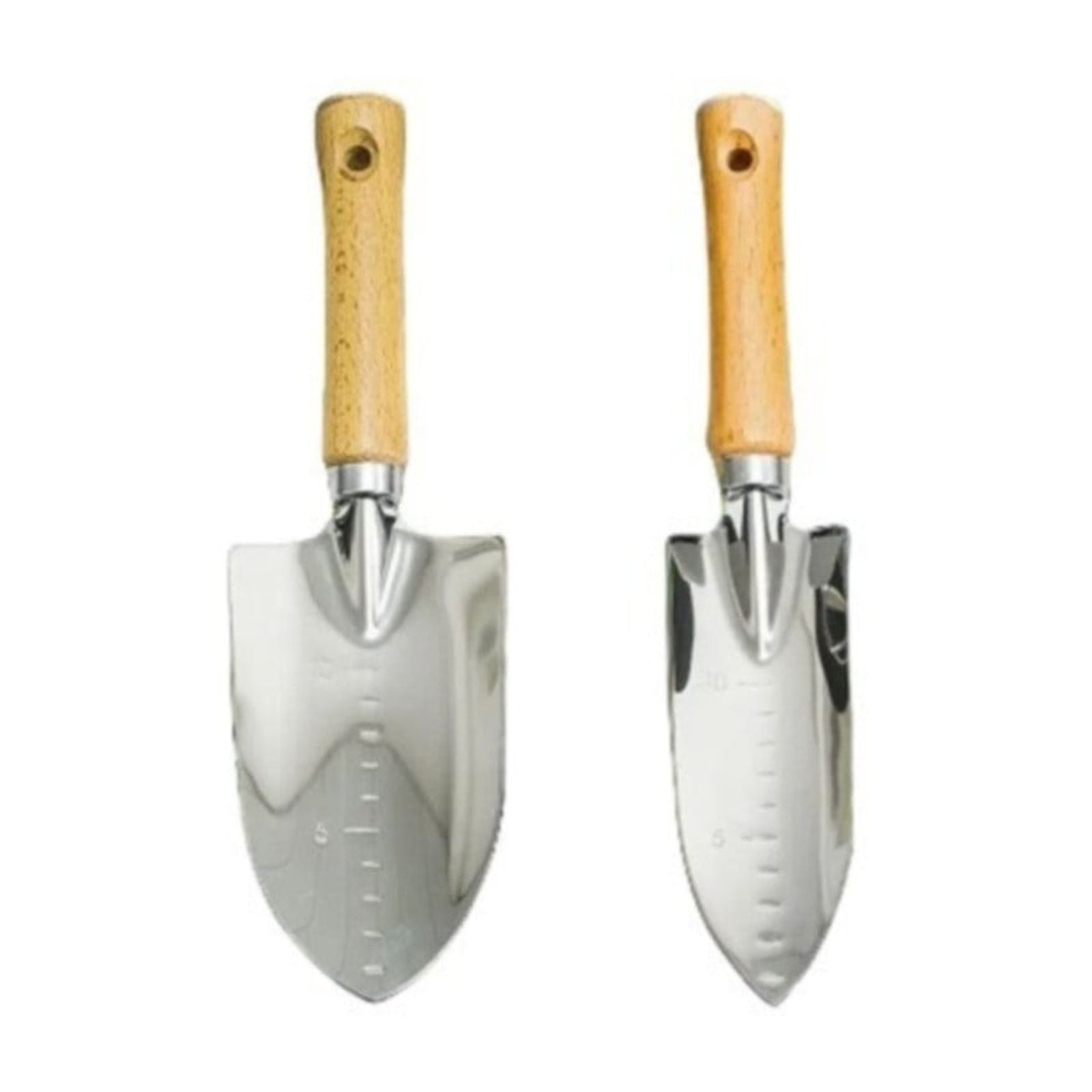 SUSHANG Stainless Gardening Shovel Heavy Duty Metal Transplanter with ...