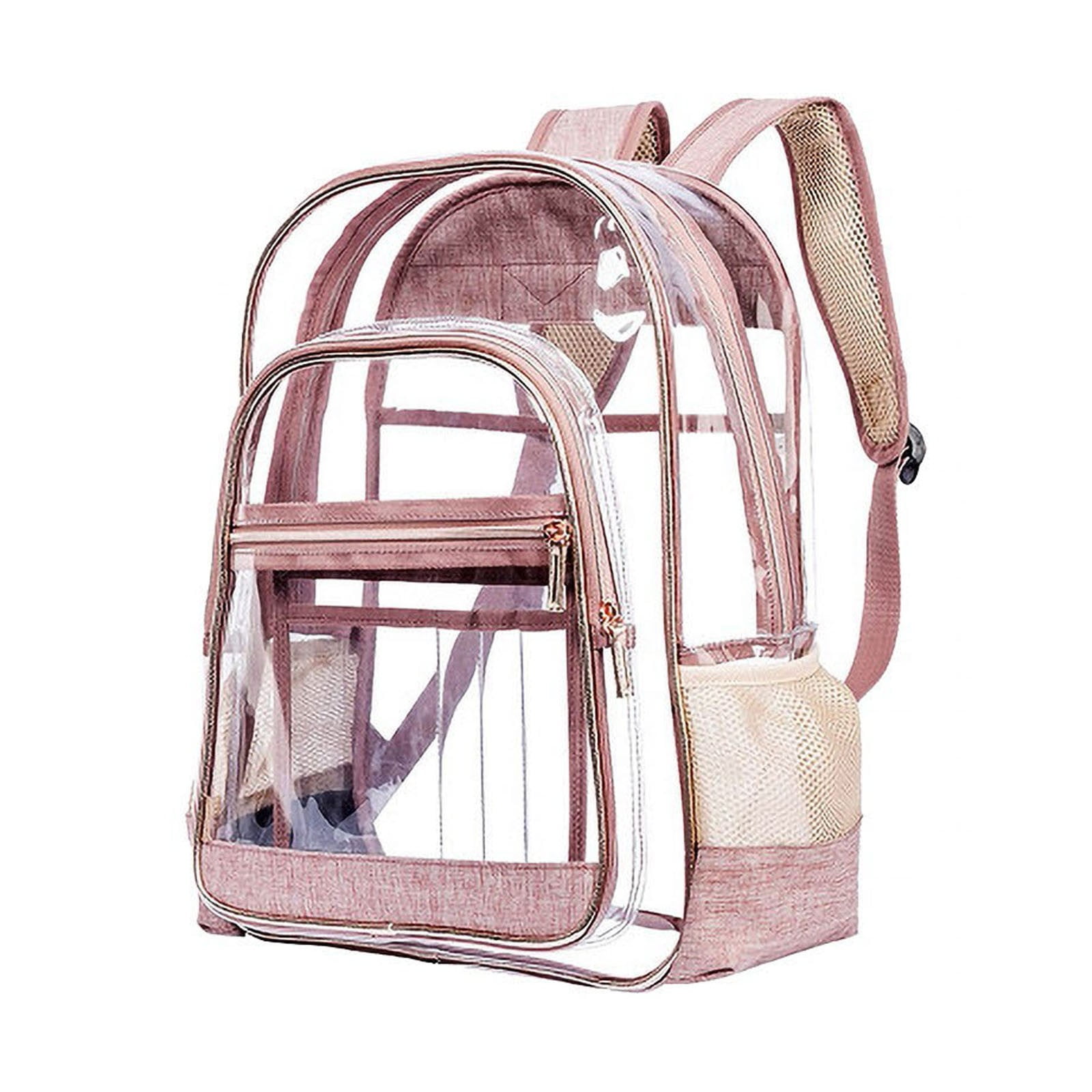 SUSHANG Transparent PVC Backpack School Bag Student School Bag ...