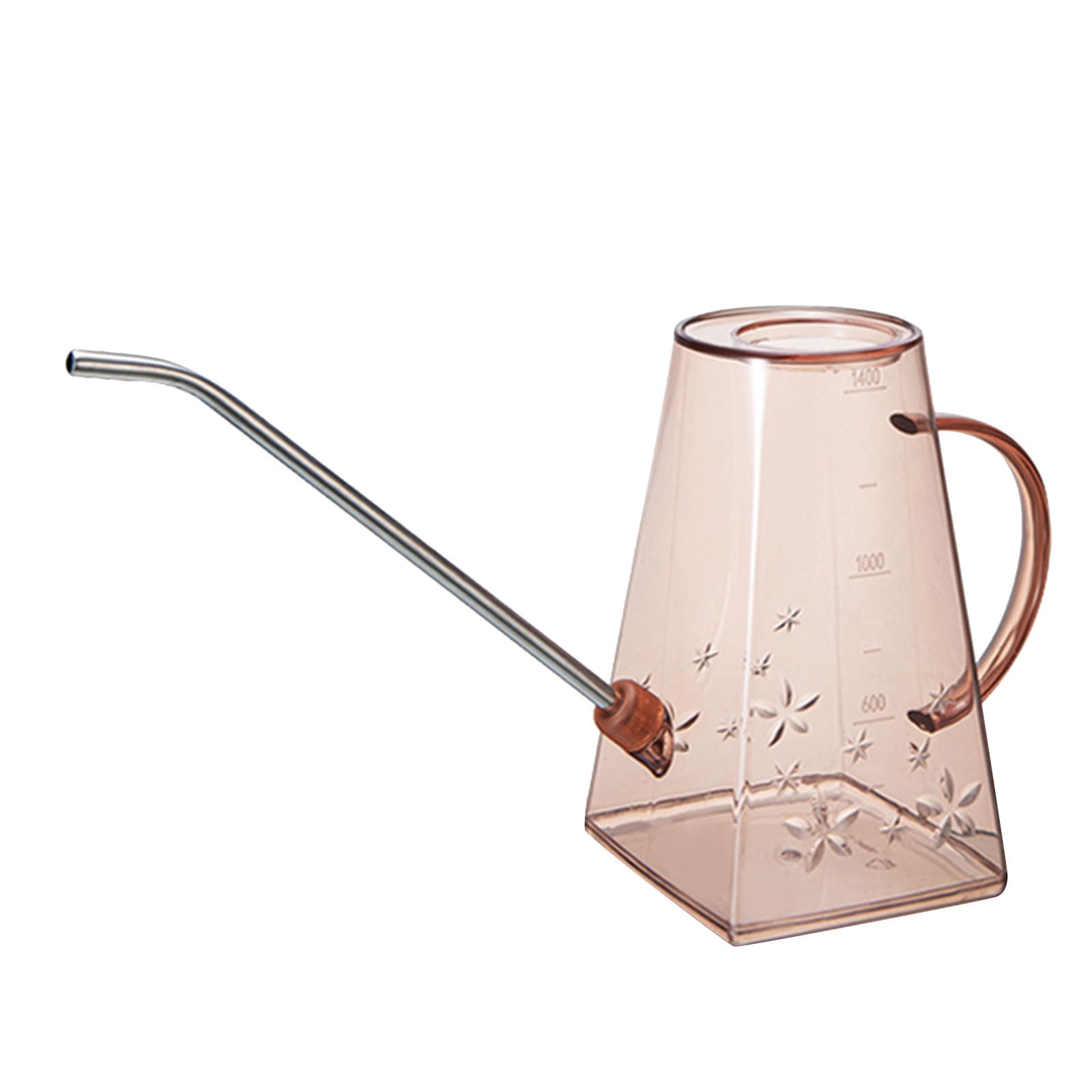 SUSHANG Watering Can, Transparent Retro Design PP Plastic Long-Spout ...