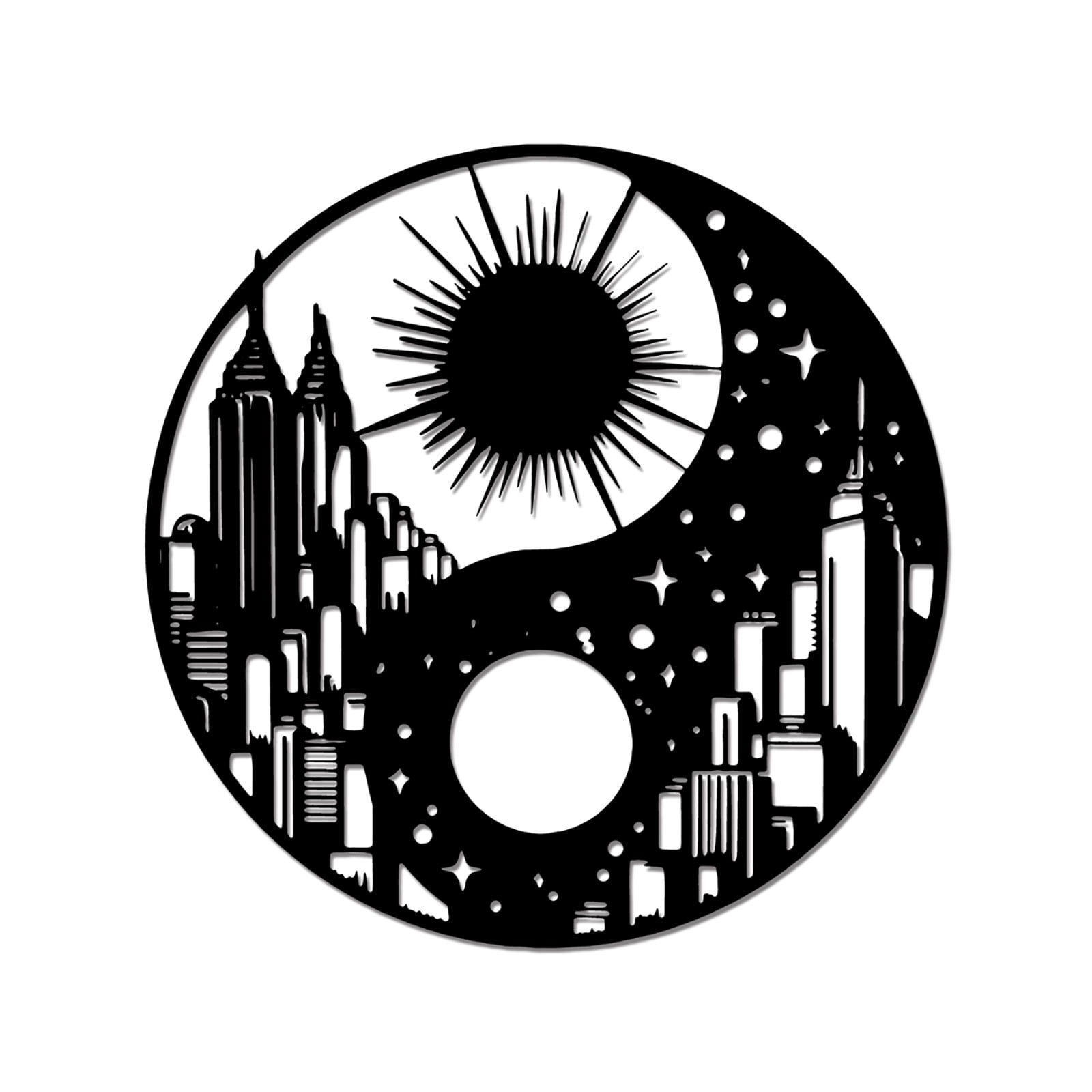 SUSHANG Wrought Iron Decorative Pendants Pendants Realistic Art Wall ...