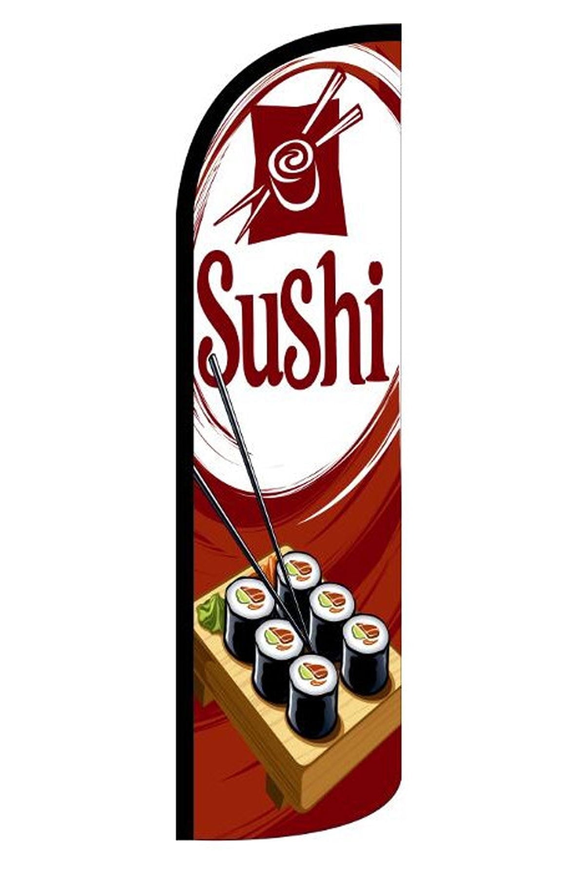 SUSHI Windless Flag (Hardware Not Included) |Advertisement /Business ...