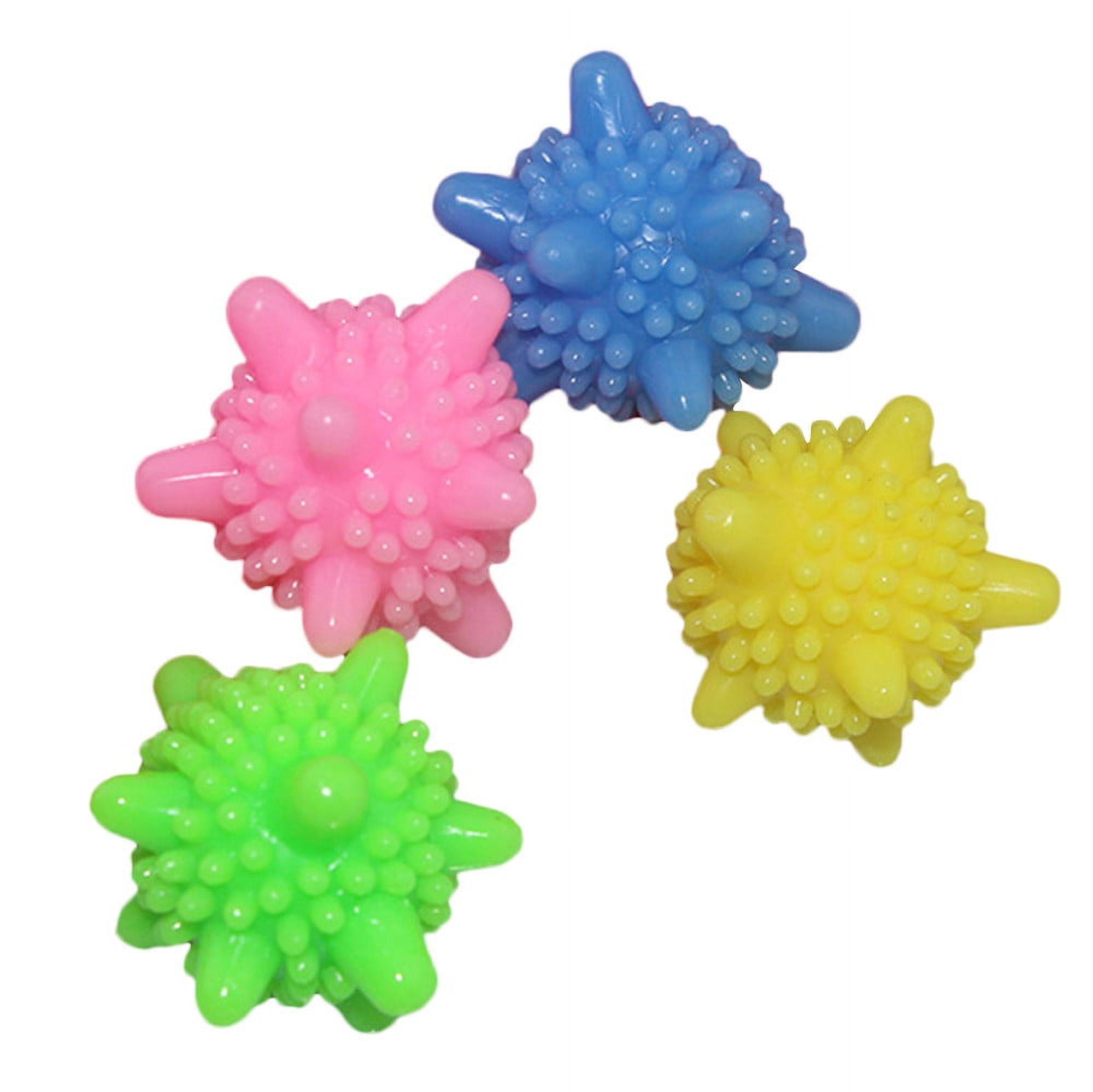 SUSHNAG Convenient Clear Laundry Fabric Washing Balls Clothes Tool ...