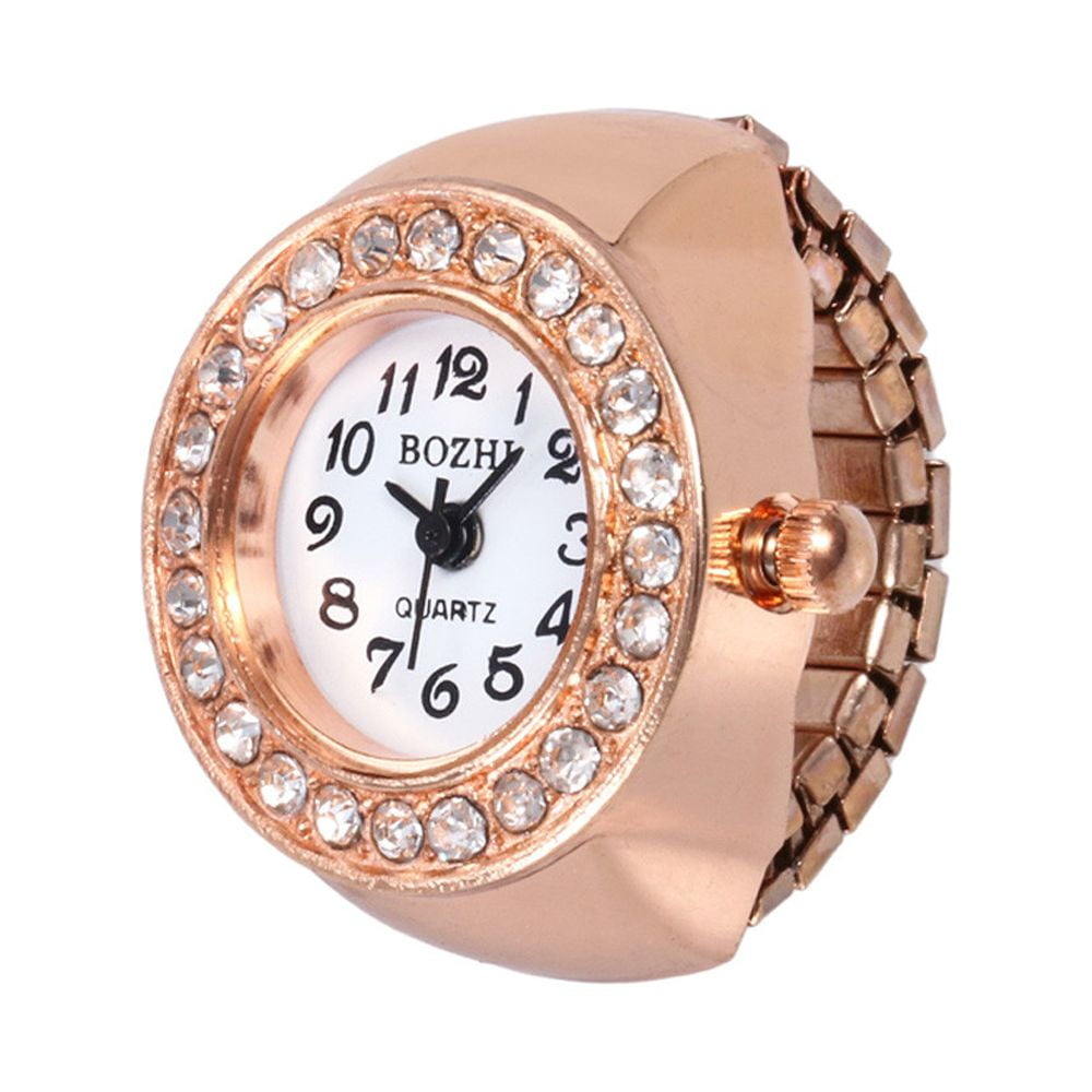SUSHNAG Ladies Ring Watch Ring Quartz Watch Dial Creative Quartz ...