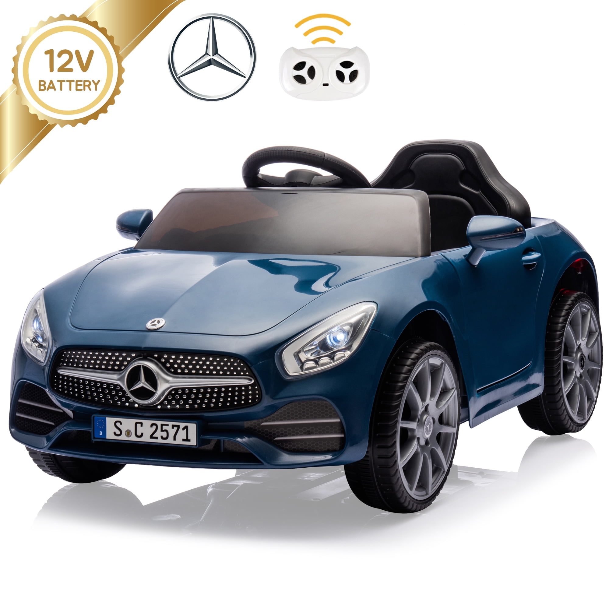 SUSIELADY 12V Kids Electric Ride On Car Licensed Mercedes-Benz CLS 350 ...