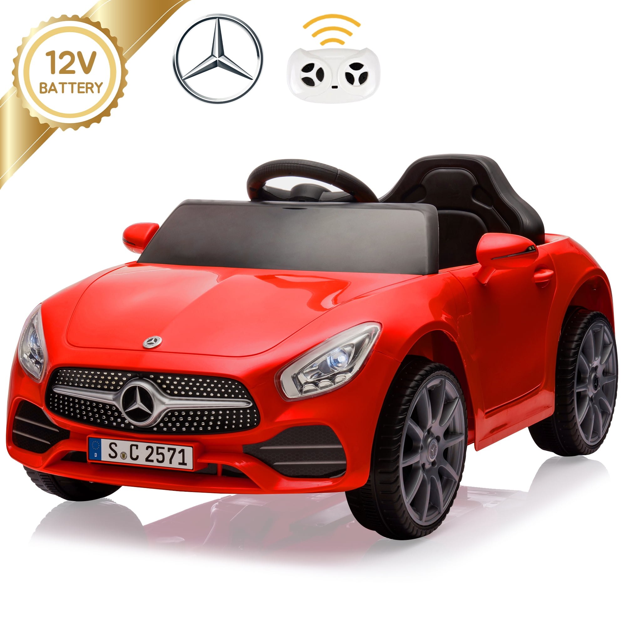 SUSIELADY 12V Kids Electric Ride On Car Licensed Mercedes-Benz CLS 350 ...