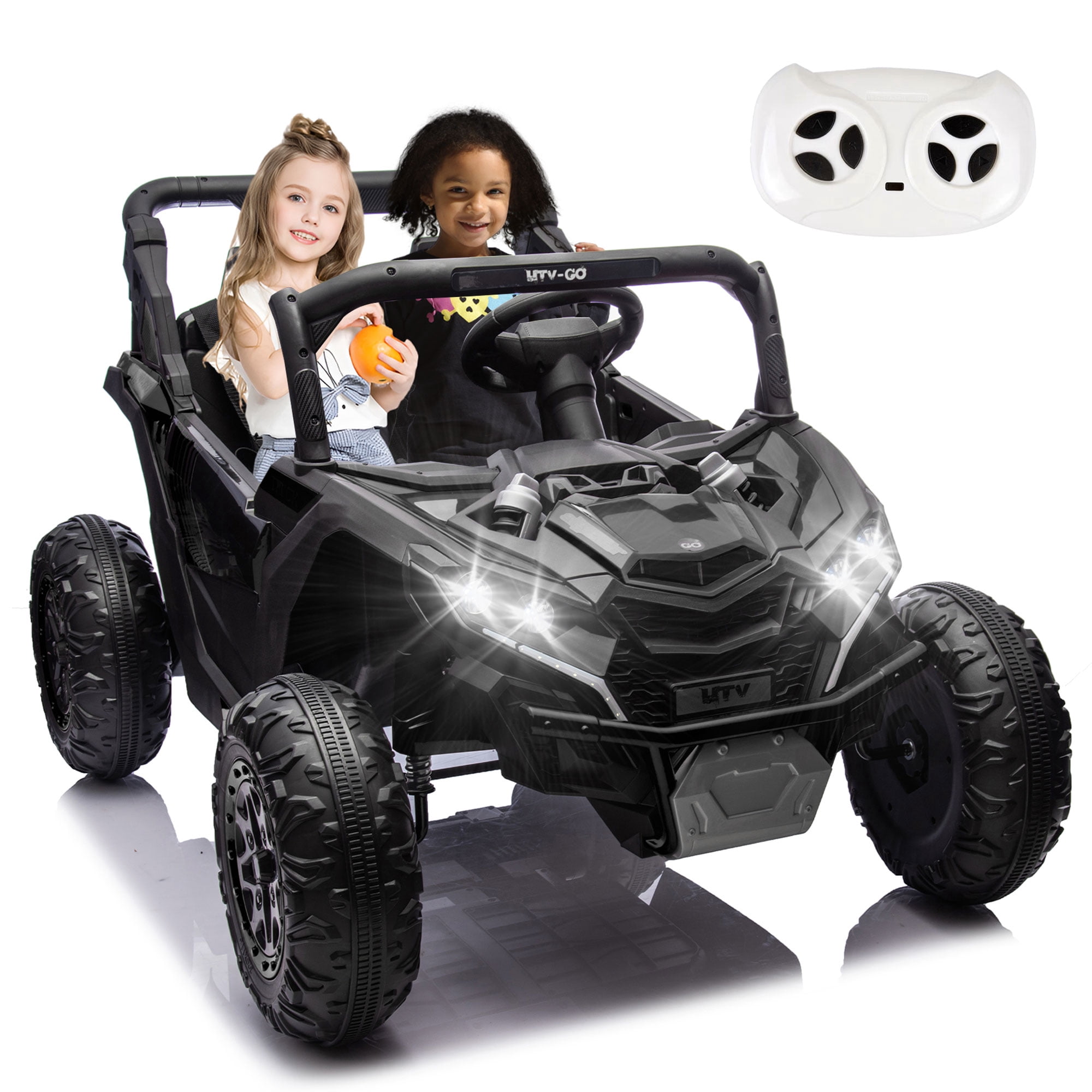 SUSIELADY 24V 2-Seater Ride-On UTV for Kids, Electric Car with Remote ...