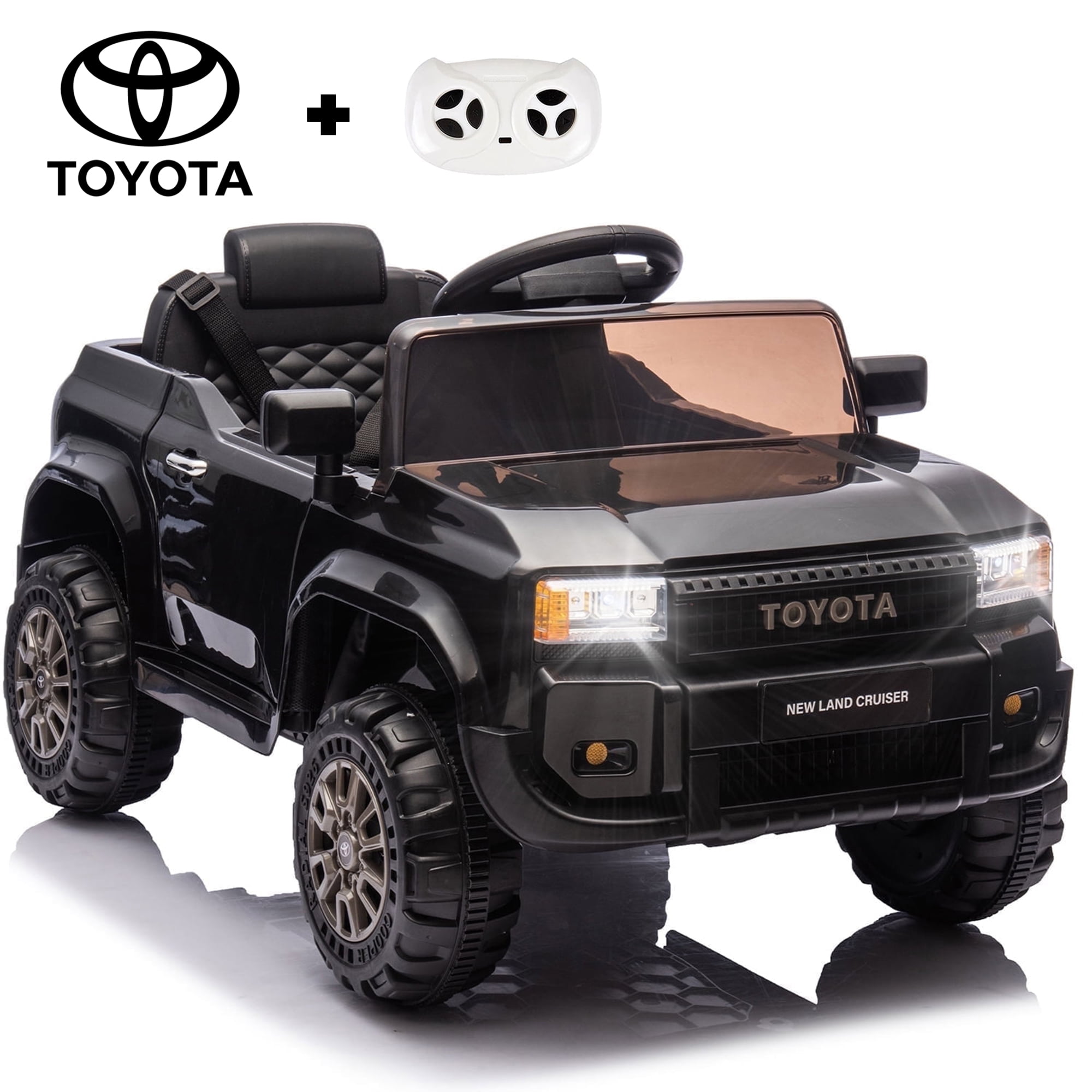 SUSIELADY Licensed Toyota LC250 Ride On Truck for Kids, 12V Electric ...