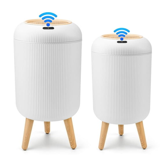 13 Gallon (50L) Touchless Motion Sensor Trash Can - Automatic Garbage ...