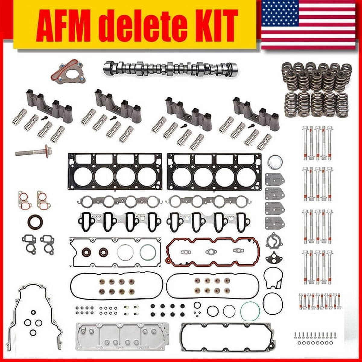 SUSUCAR Camshaft Lifter Spring Pusher Kit for 2007-13 Silverado Chevy 5 ...