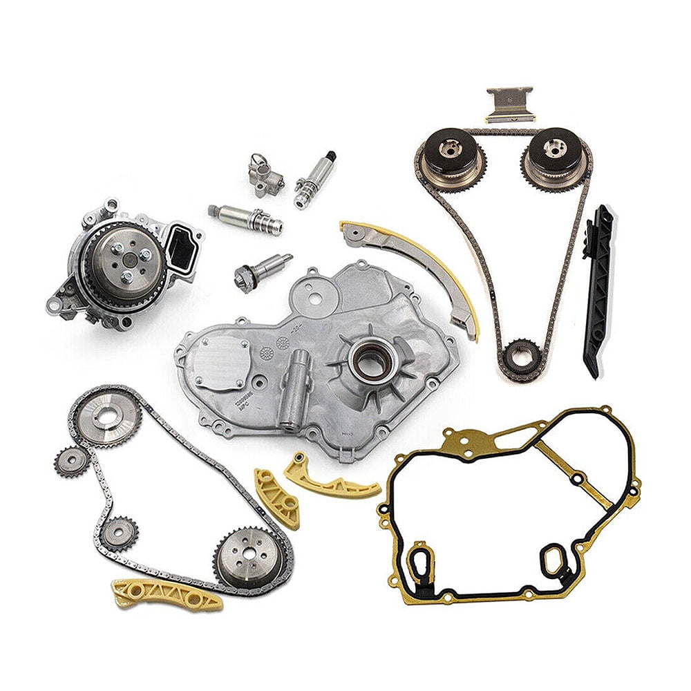 SUSUCAR Timing Chain Kit Vct Selenoid Actuator Gear Cover Gasket Fit Gm ...