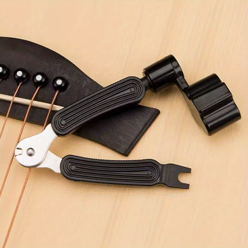 SUSUSU 3-in-1 Multi-Functional Guitar String Winder Tool - Quickly Wind ...