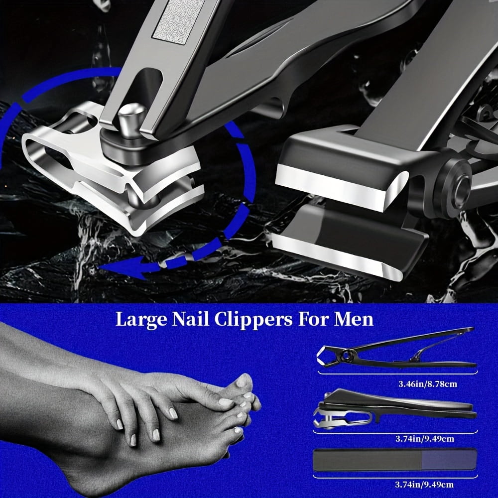SUSUSU Clippers For Men Toenail Clippers For Seniors Thick Toenails Toe ...
