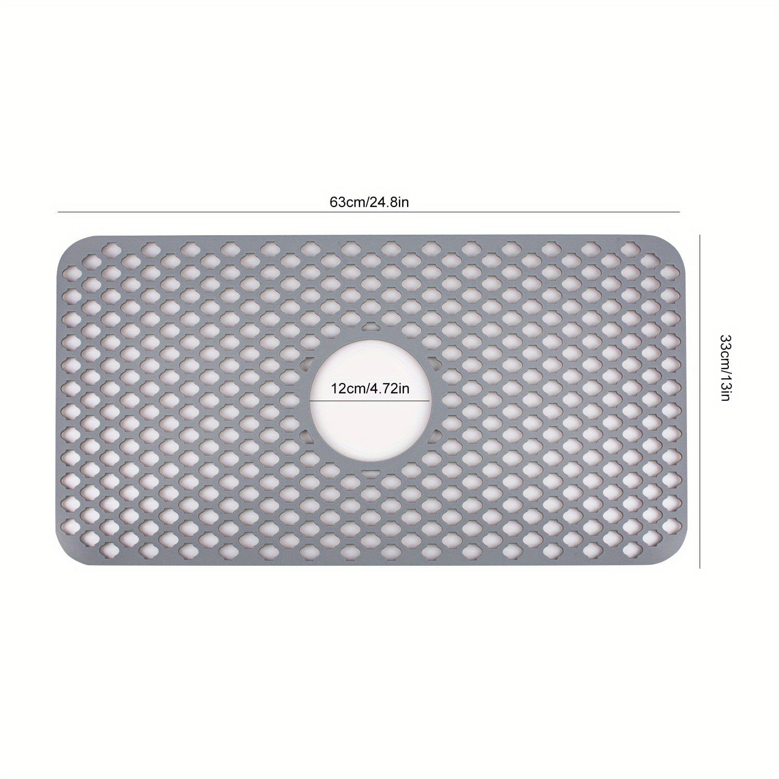 SUSUSU Extra Large Silicone Sink Mat Kitchen Sink Protector Grid ...