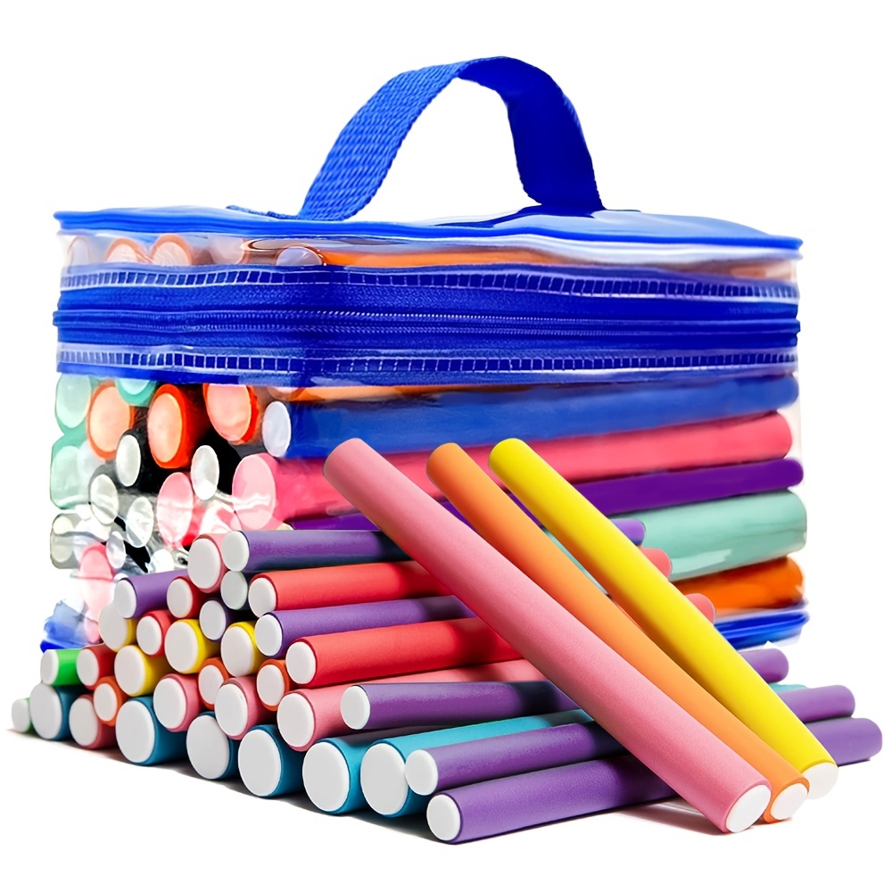 SUSUSU Luxurious Heatless Hair Curler Set - Soft Flexible No Heat ...