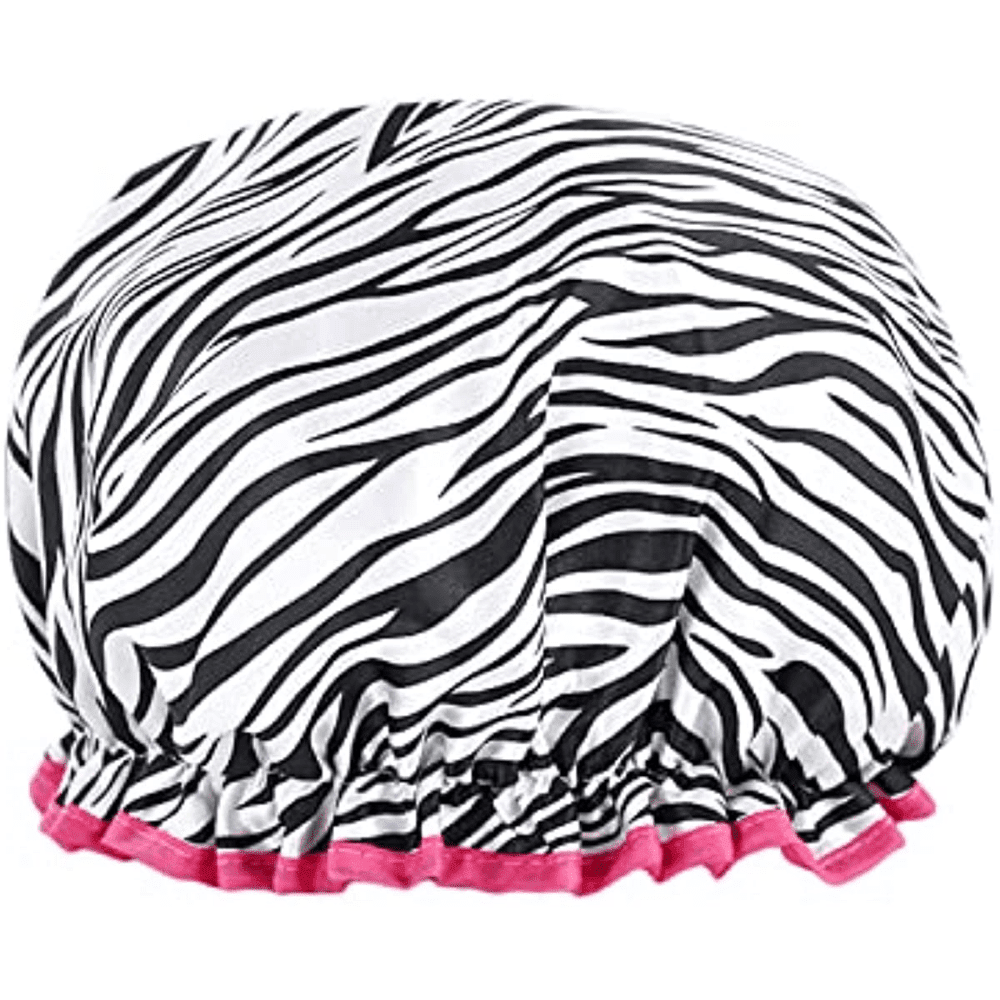 SUSUSU Luxurious Leopard Print Silk Shower - Reusable Double Thickening ...