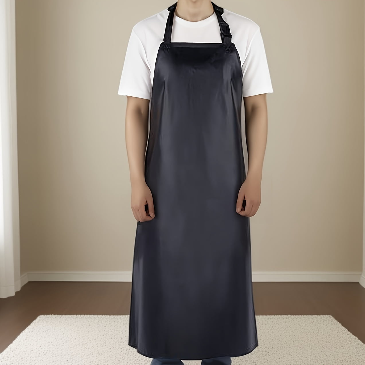 SUSUSU Pack Waterproof Apron Heavy Duty Rubber Vinyl Apron Industrial ...