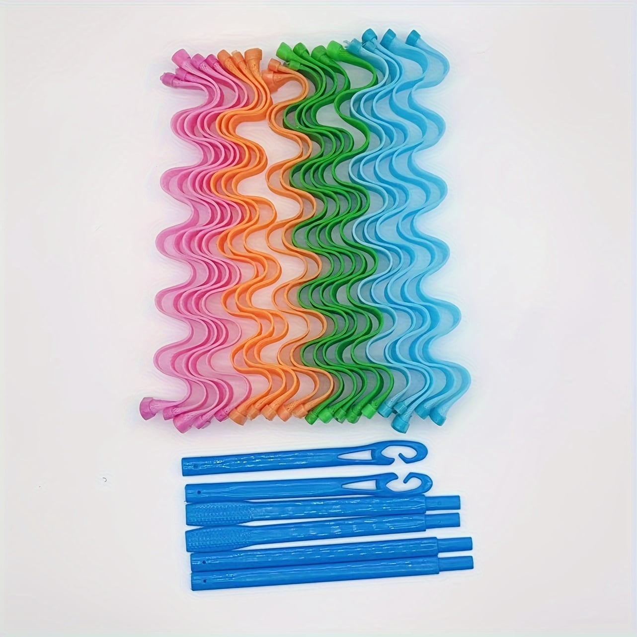 SUSUSU Spiral Curls Hair Curlers - Heatless Wave Formers for Most ...