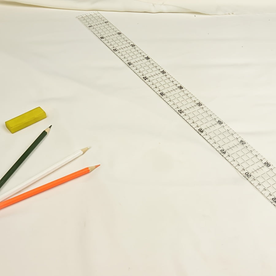 SUSUSU Transparent Quilting Ruler 1.97inch x 23.62inch Flexible Curve ...