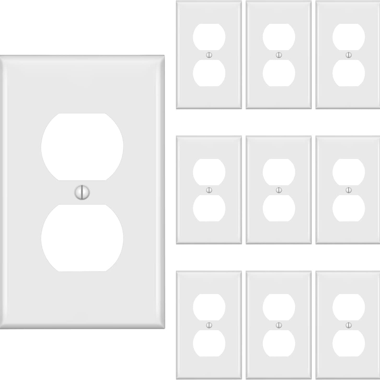 SUSUSU Wall Plates Kit Electrical Outlet Covers Standard Size ...